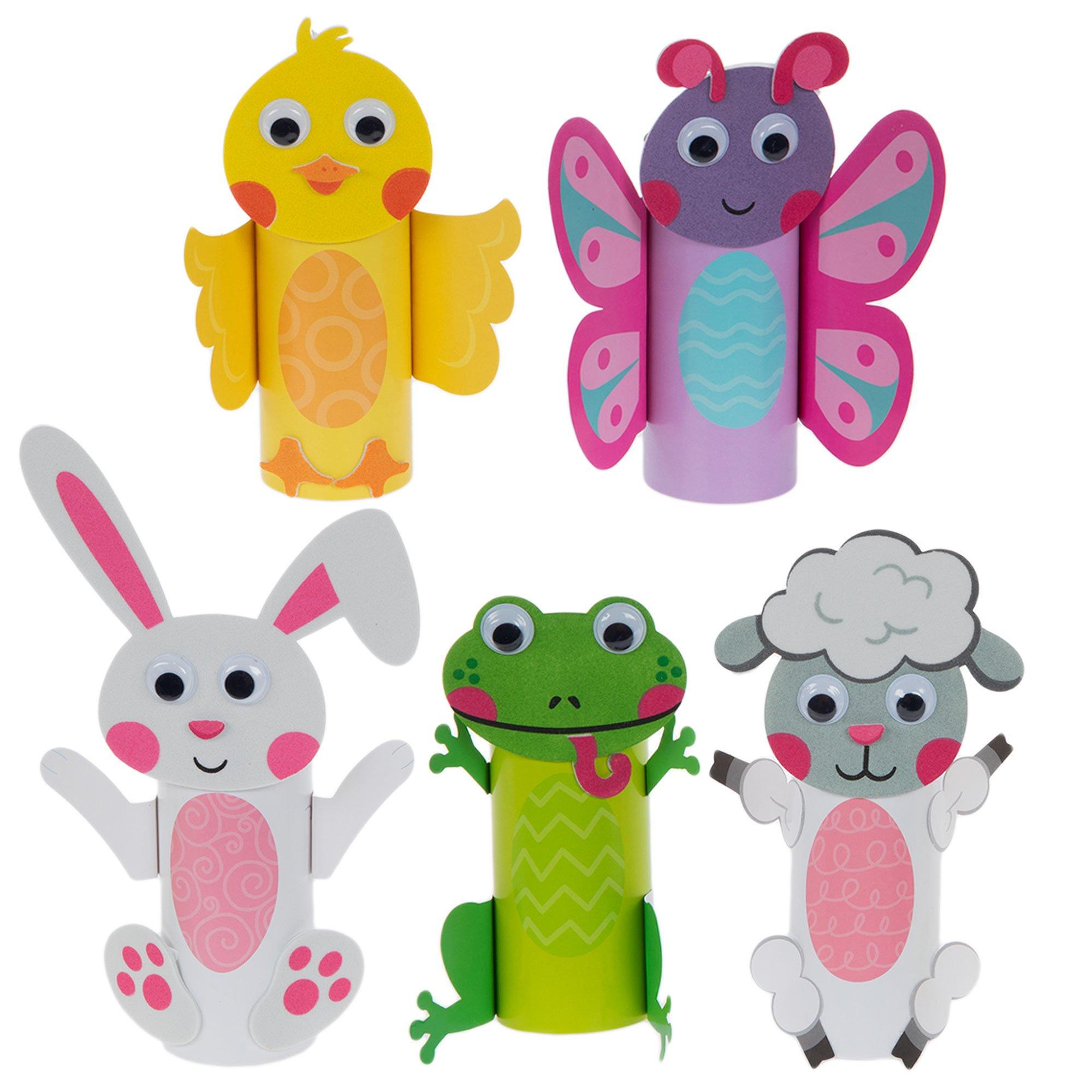 Easter Paper Roll Characters Craft Kit | Hobby Lobby | 5194469