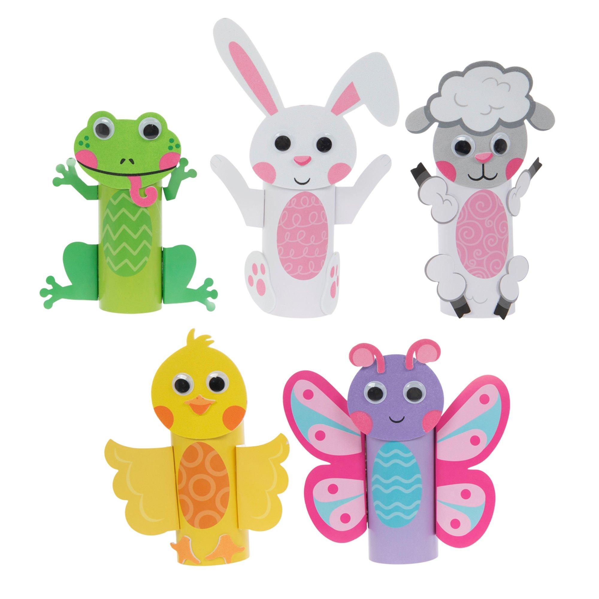 Easter Paper Roll Characters Craft Kit | Hobby Lobby | 5194469