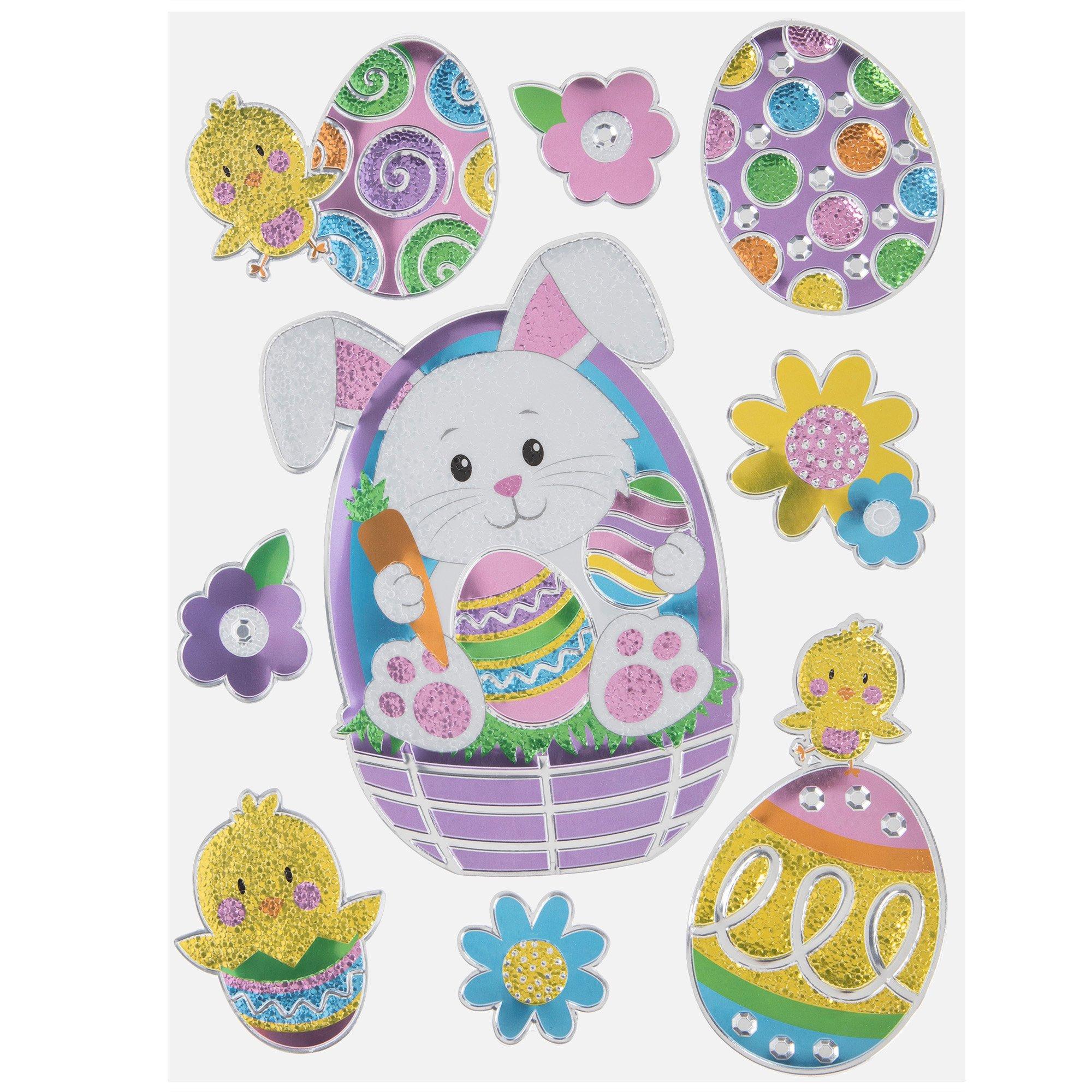 Bunny & Eggs Adhesive Wall Art | Hobby Lobby | 5223680