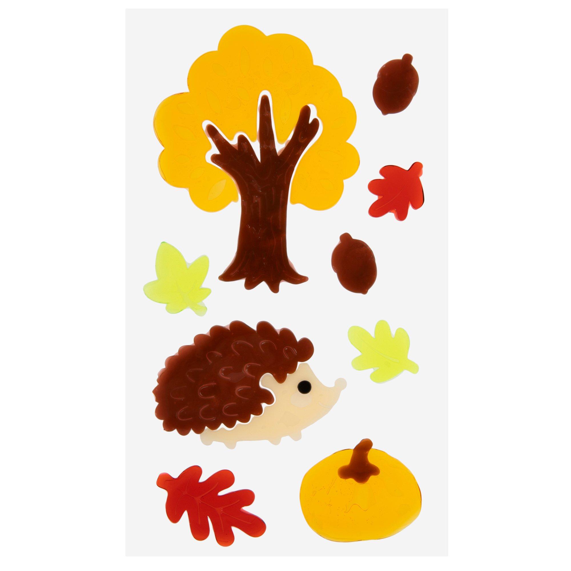 Hedgehog & Tree Window Clings | Hobby Lobby | 5288105