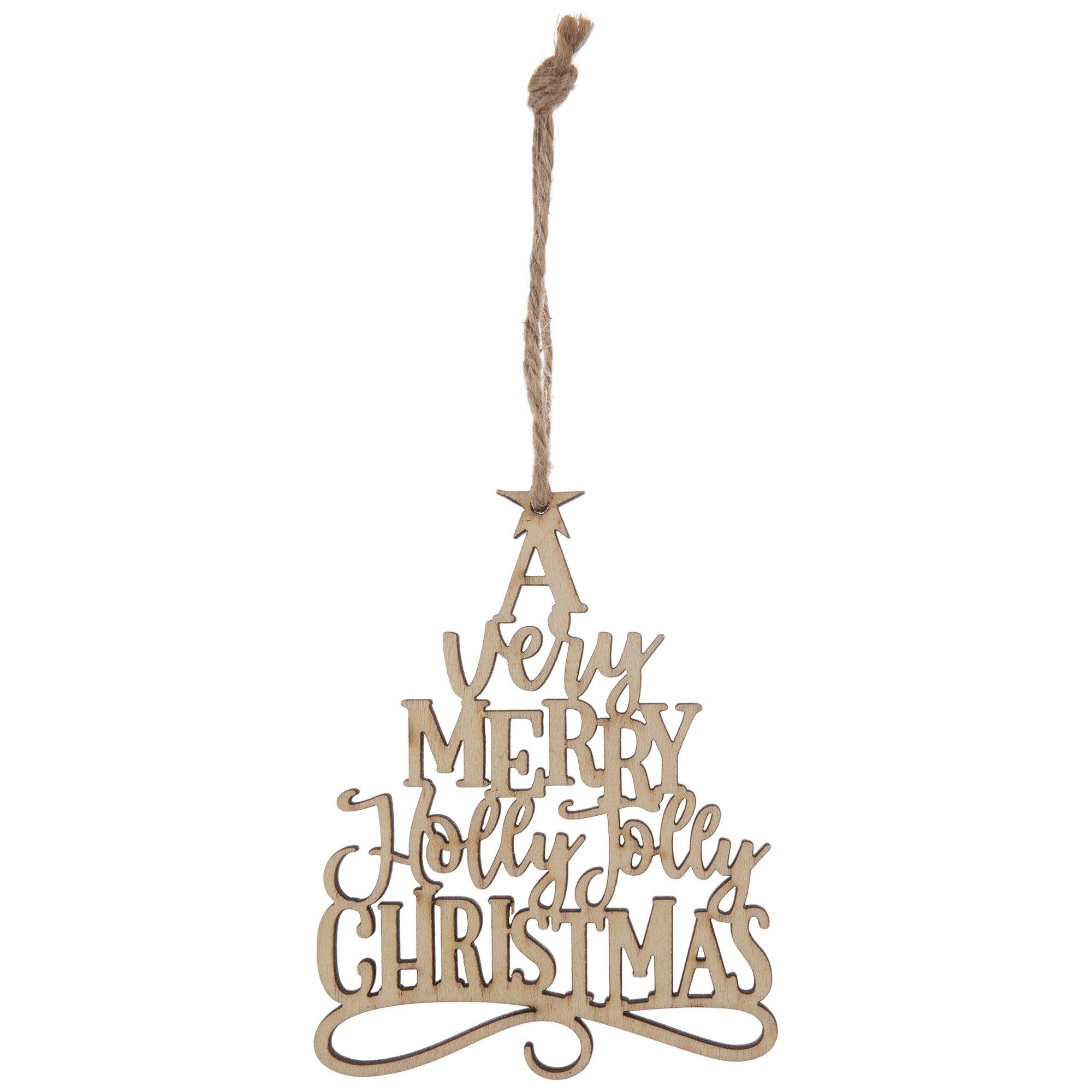 Holly Jolly Ornaments Wood Craft Kit | Hobby Lobby | 5302005