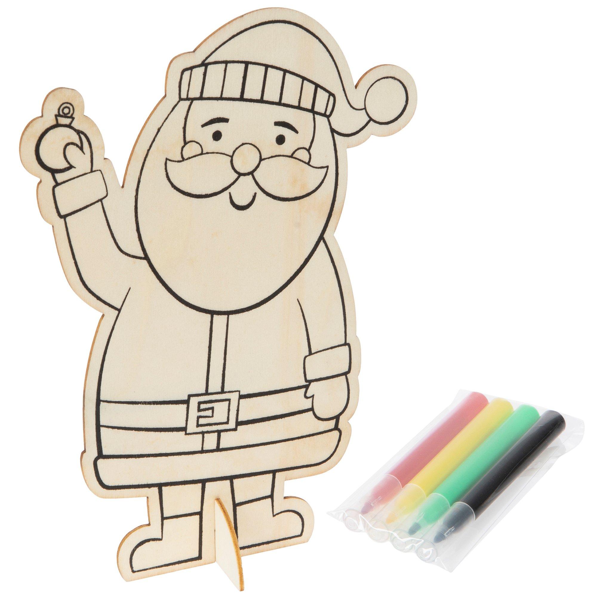 Santa Wood Craft Kit | Hobby Lobby | 5302385