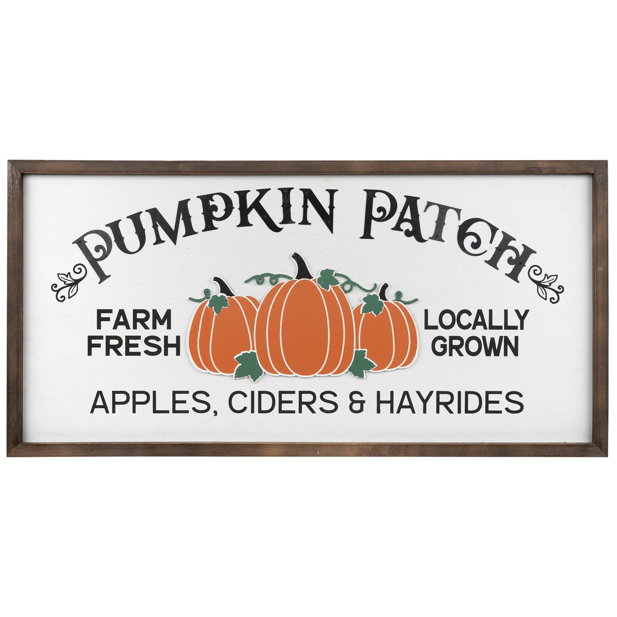 Pumpkin Sign