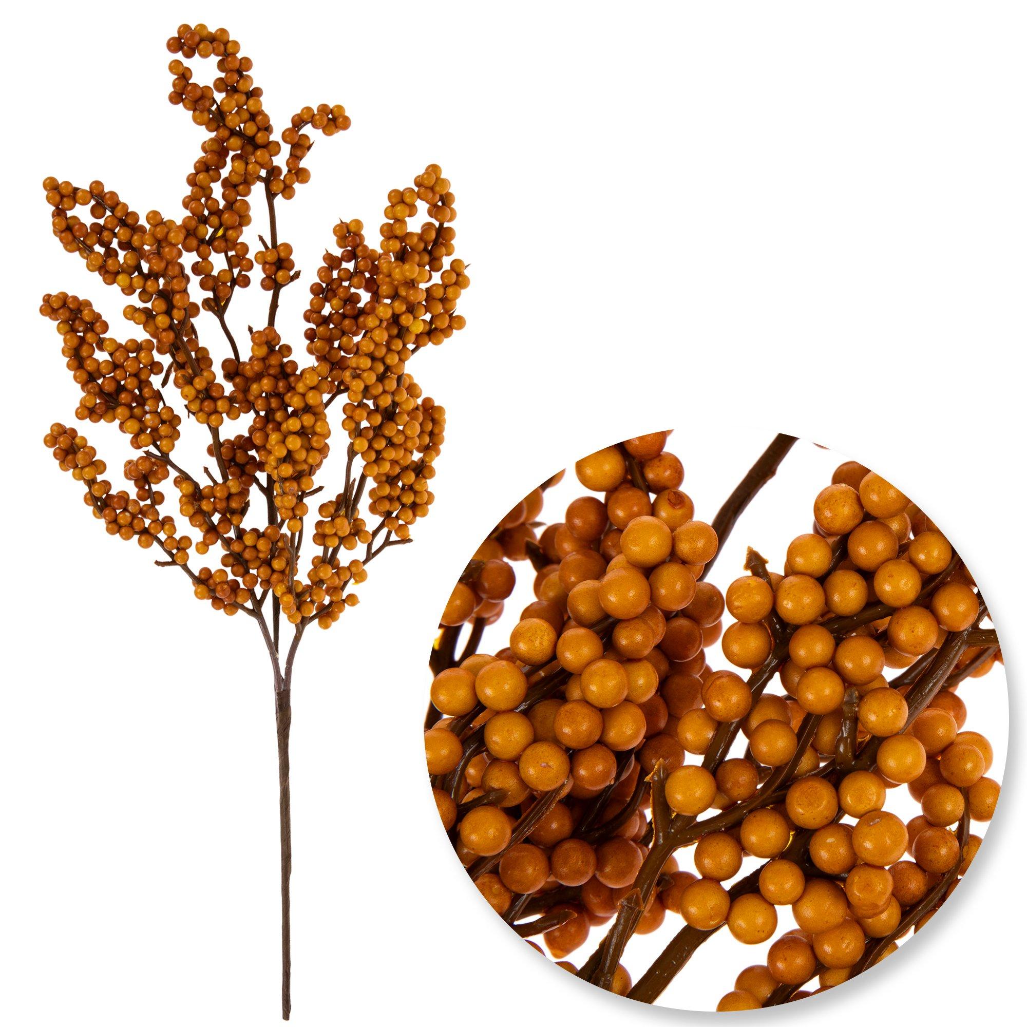 Orange Berry Cluster Pick | Hobby Lobby | 5304985