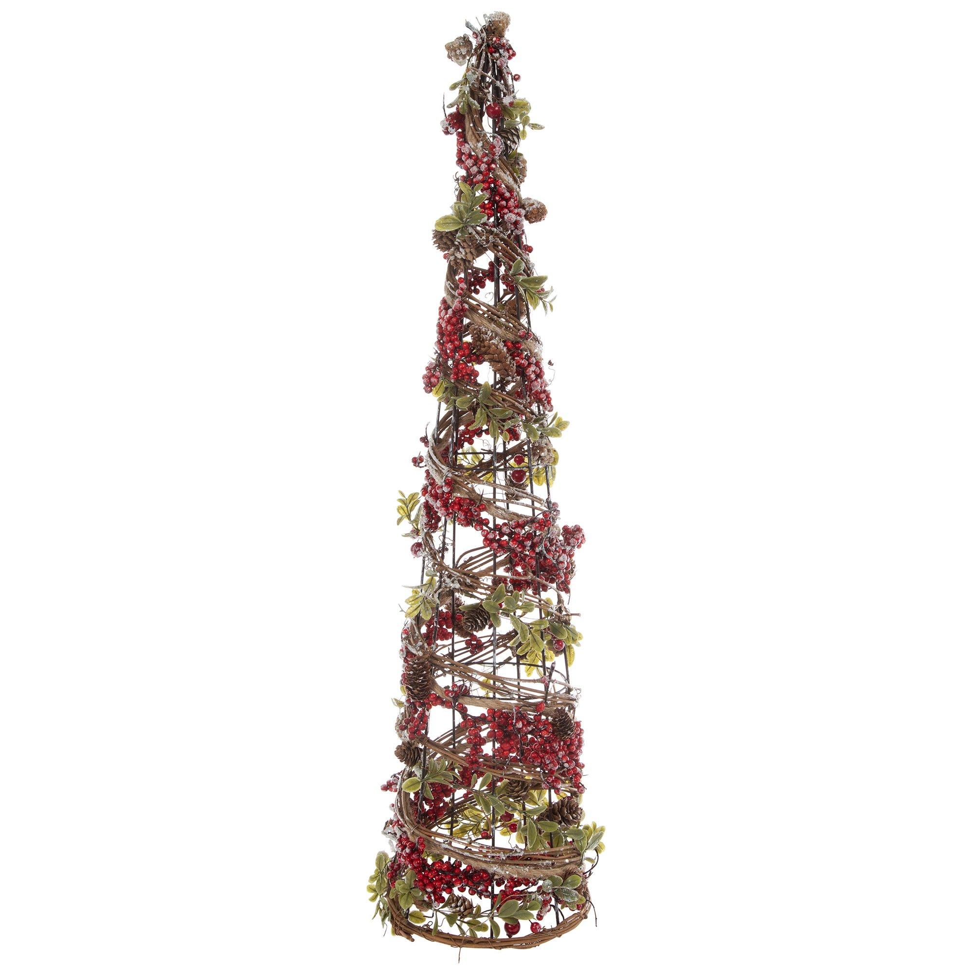 Rattan, Pine & Holly Cone Tree | Hobby Lobby | 5318274