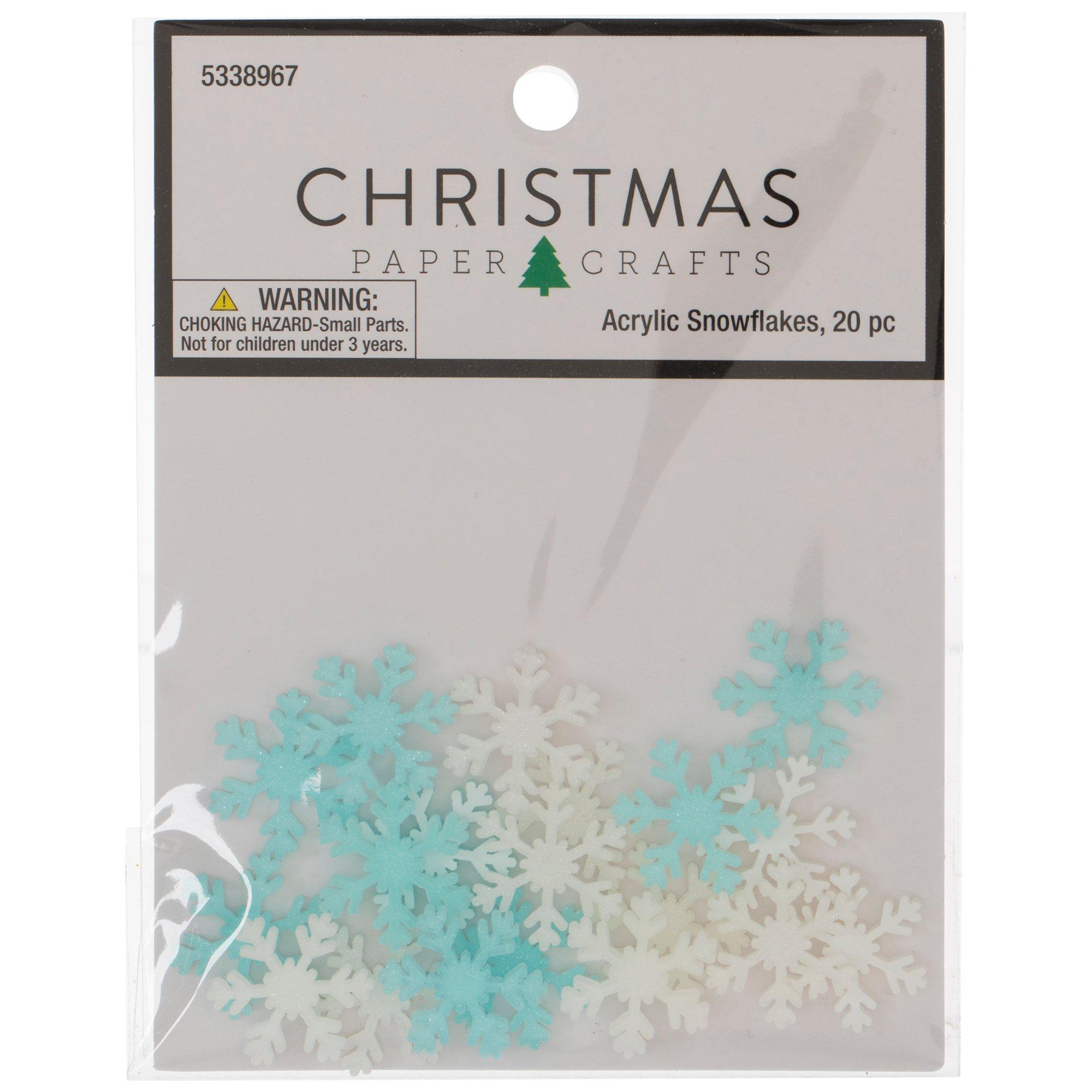 Acrylic Snowflake Embellishments | Hobby Lobby | 5338967