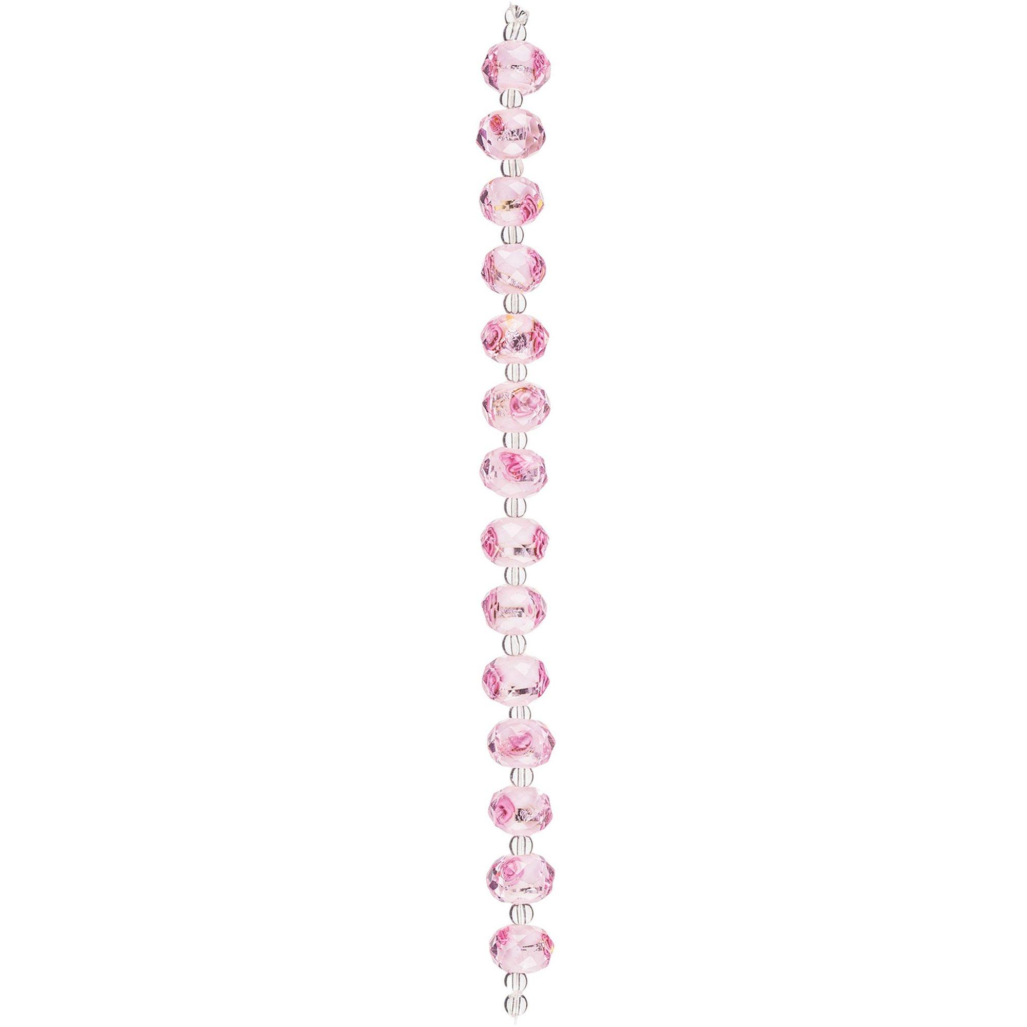 Pink Rose Faceted Bead Strand | Hobby Lobby | 543512