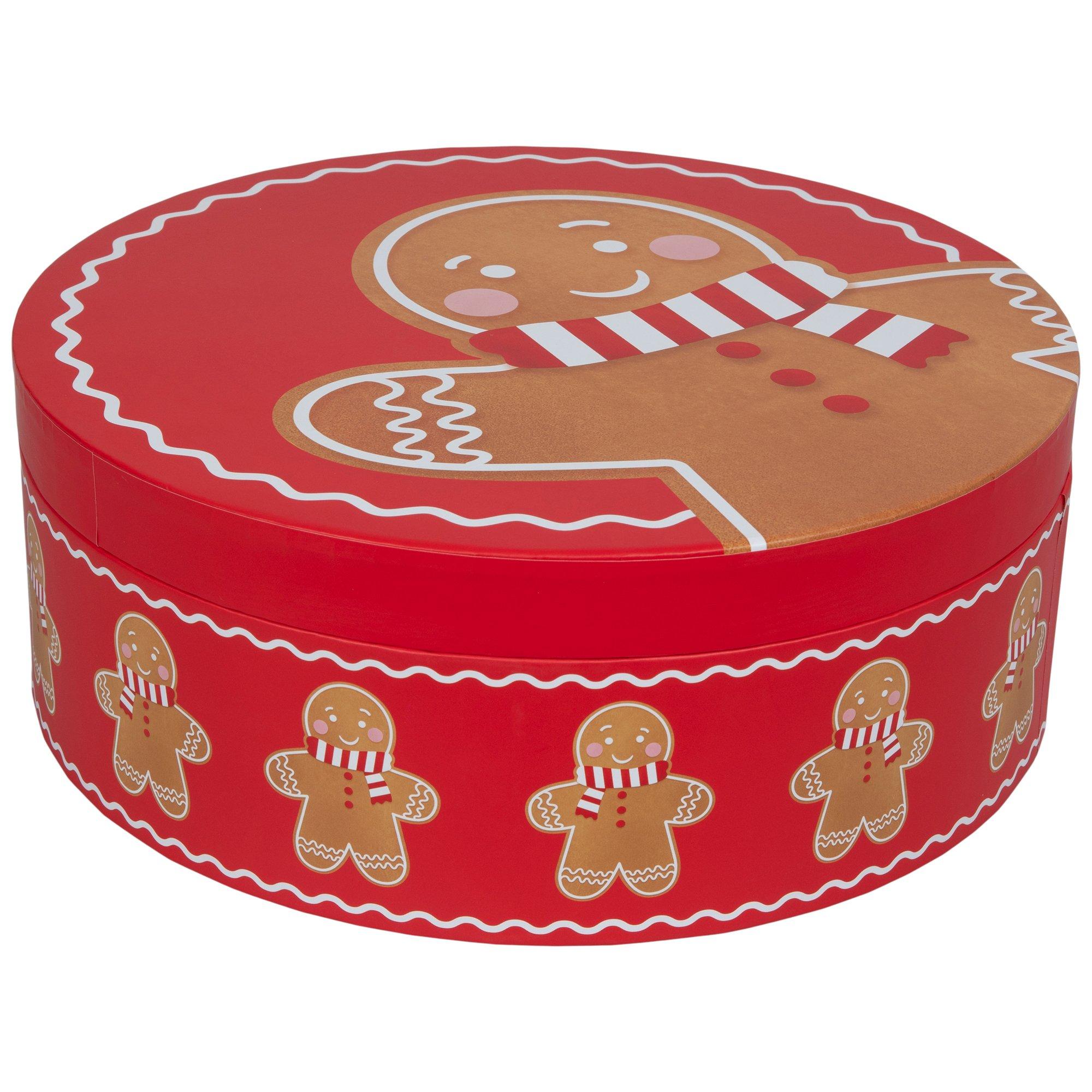 Gingerbread Round Gift Box | Hobby Lobby | 5464870