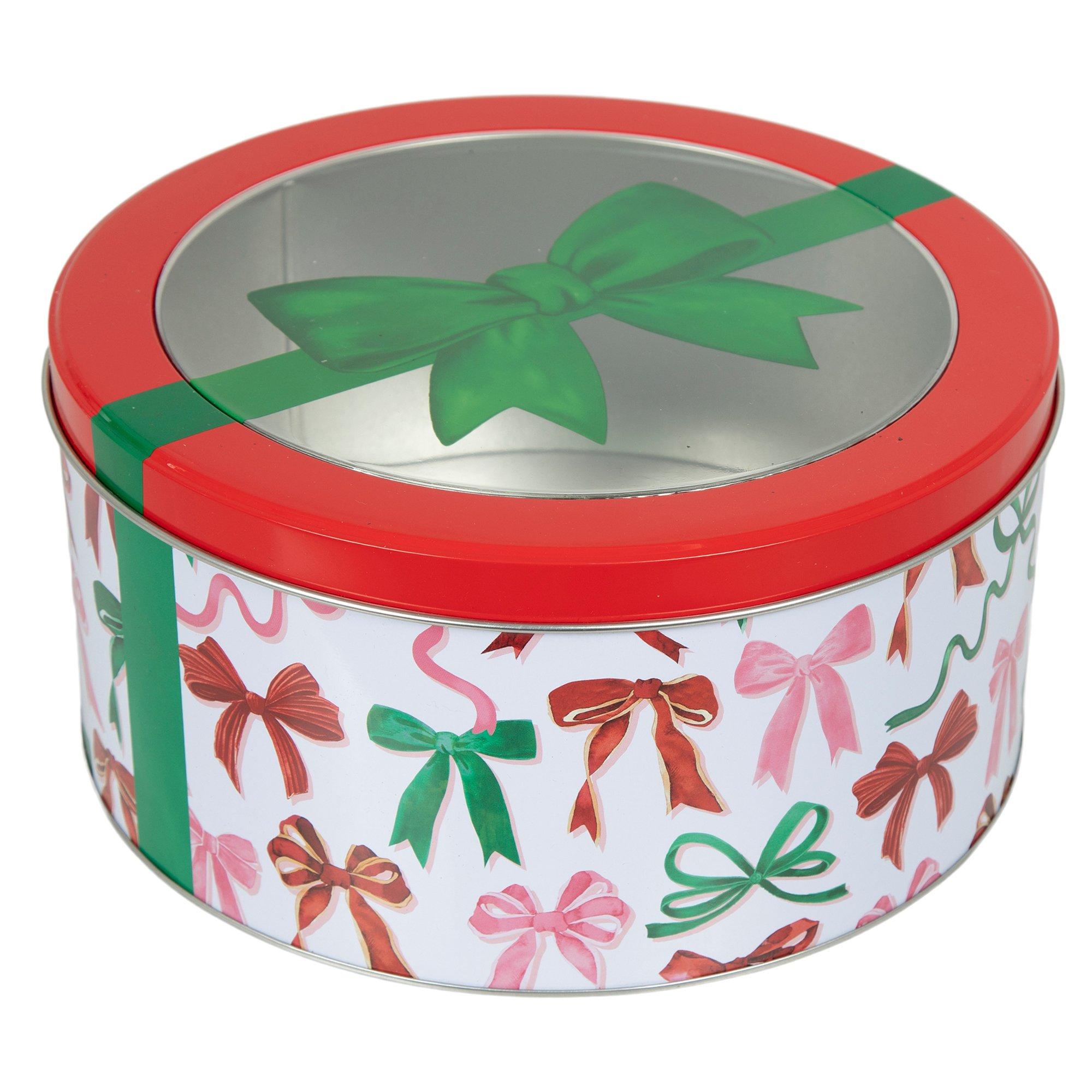 Festive Bows Round Tin | Hobby Lobby | 5466958