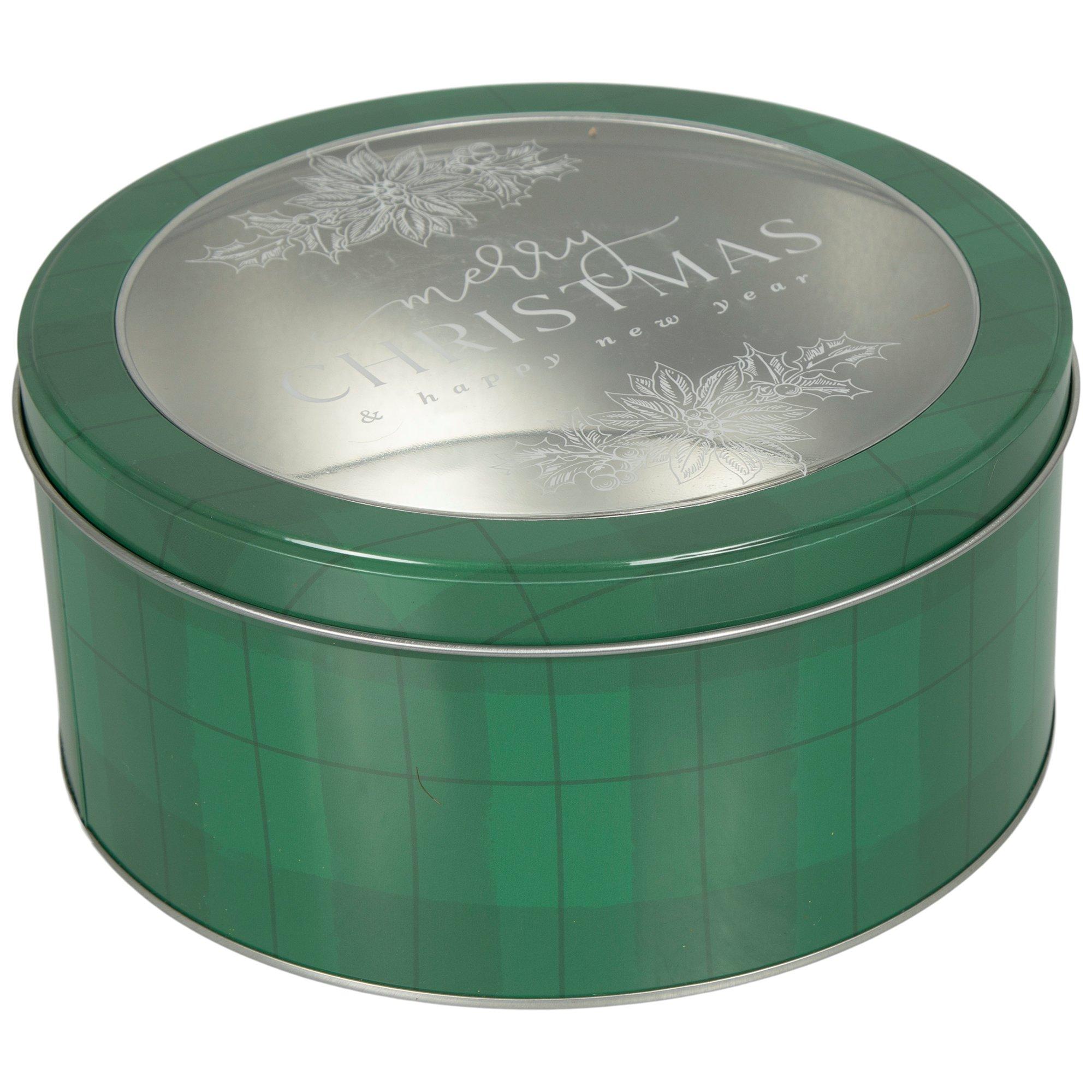 Merry Christmas Round Tin Container | Hobby Lobby | 5467261