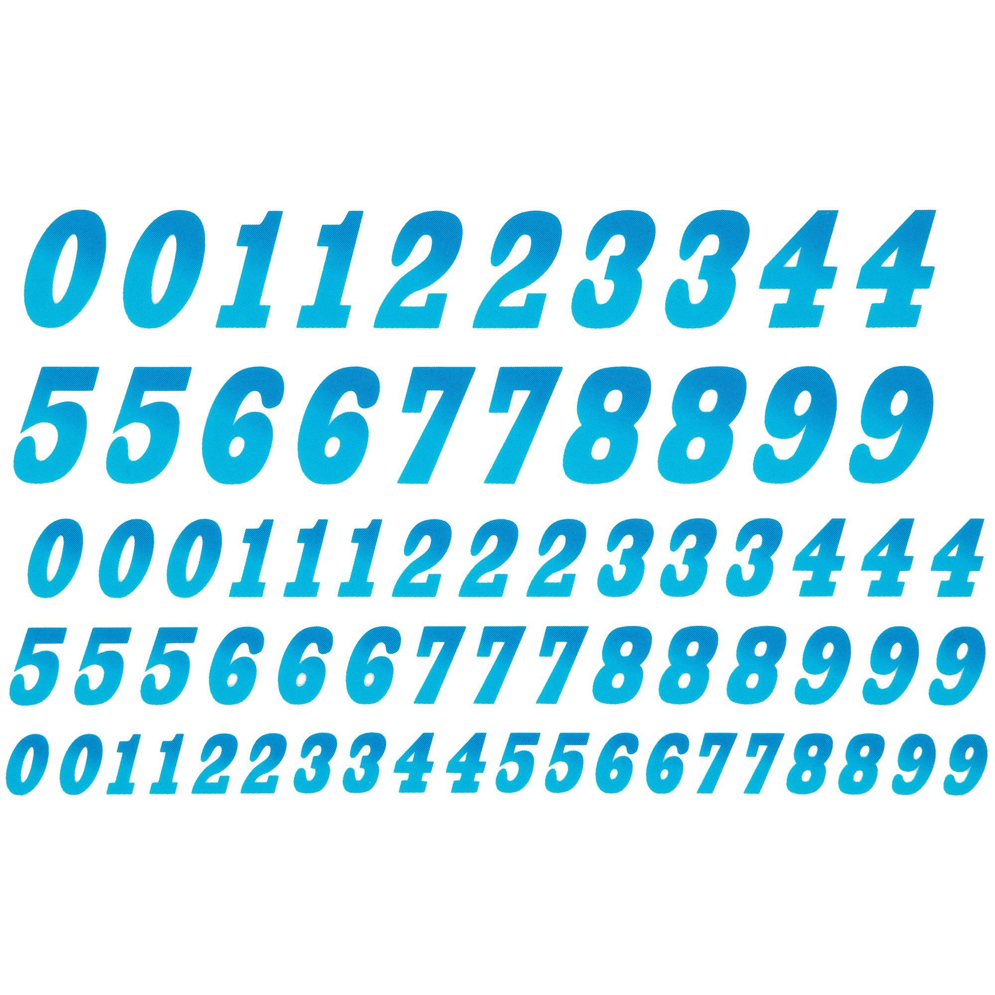 Beveled Number Dry Transfer Decals | Hobby Lobby | 550079