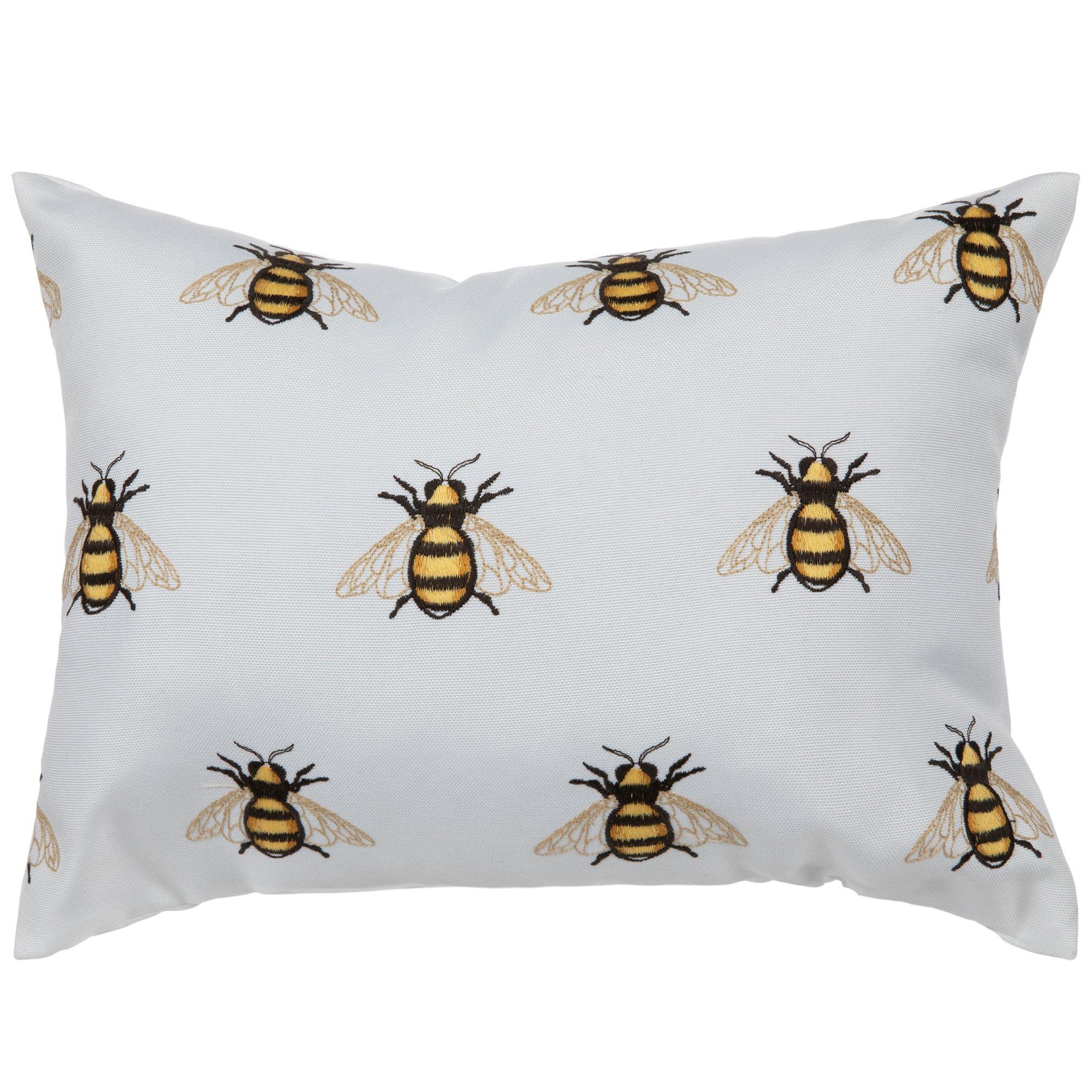 Embroidered Bees Pillow | Hobby Lobby | 5513692