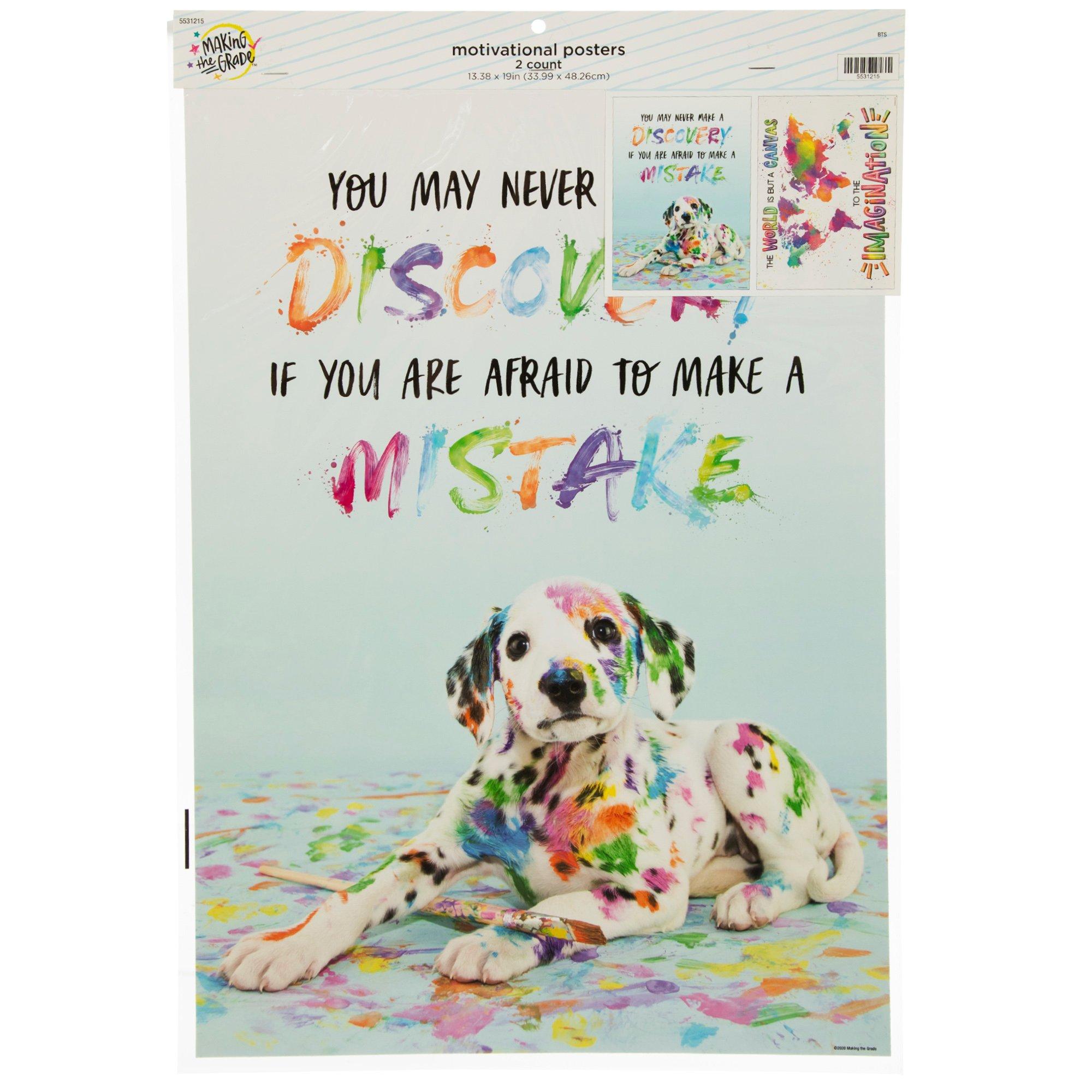 Dalmatian & Map Motivational Posters | Hobby Lobby | 5531215