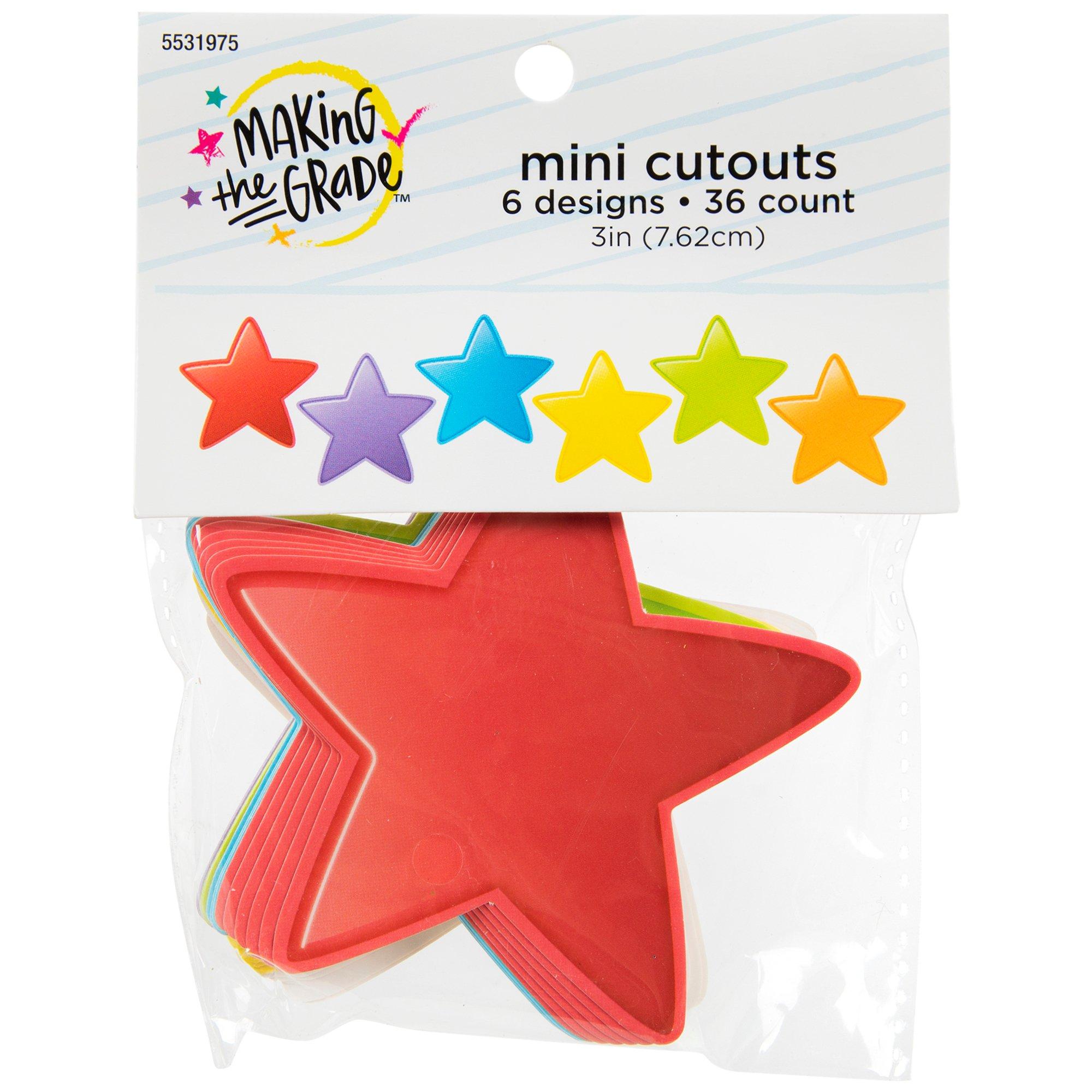 Assorted Colors Mini Star Cutouts | Hobby Lobby | 5531975