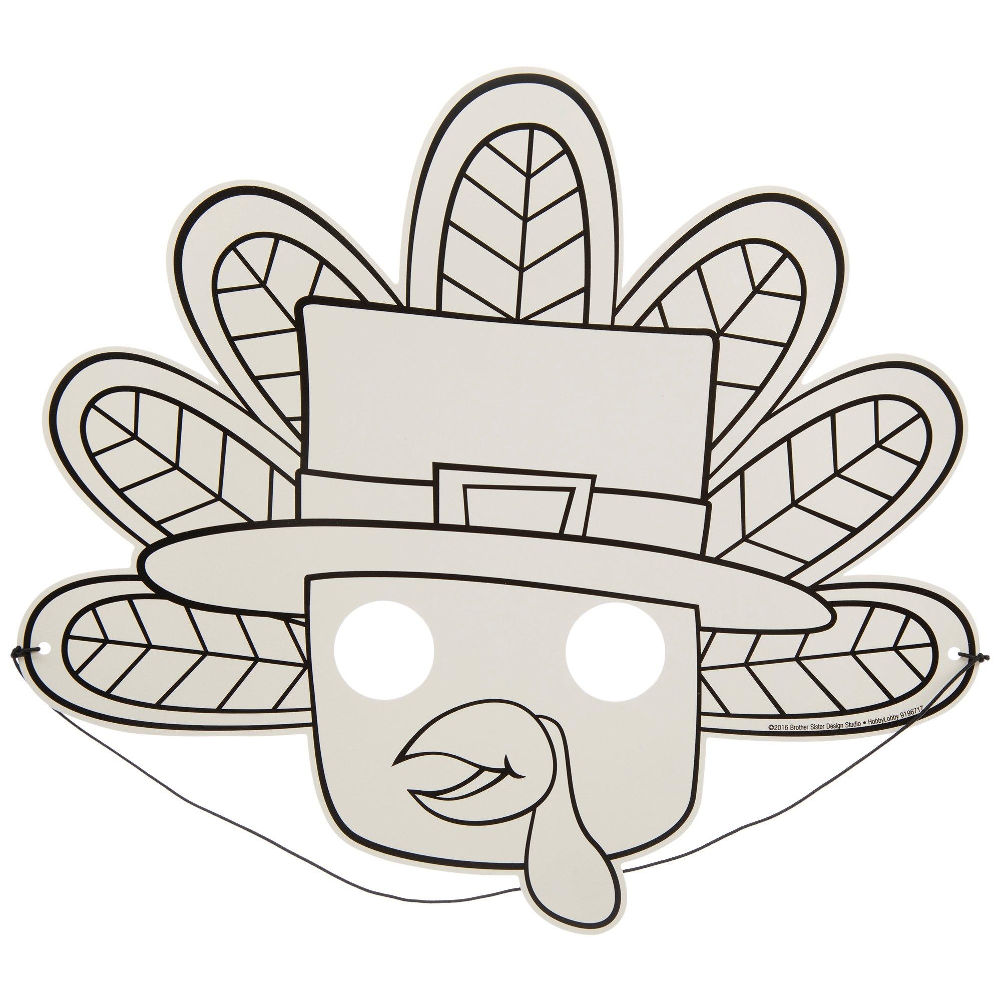 Turkey Masks Craft Kit | Hobby Lobby | 5538558