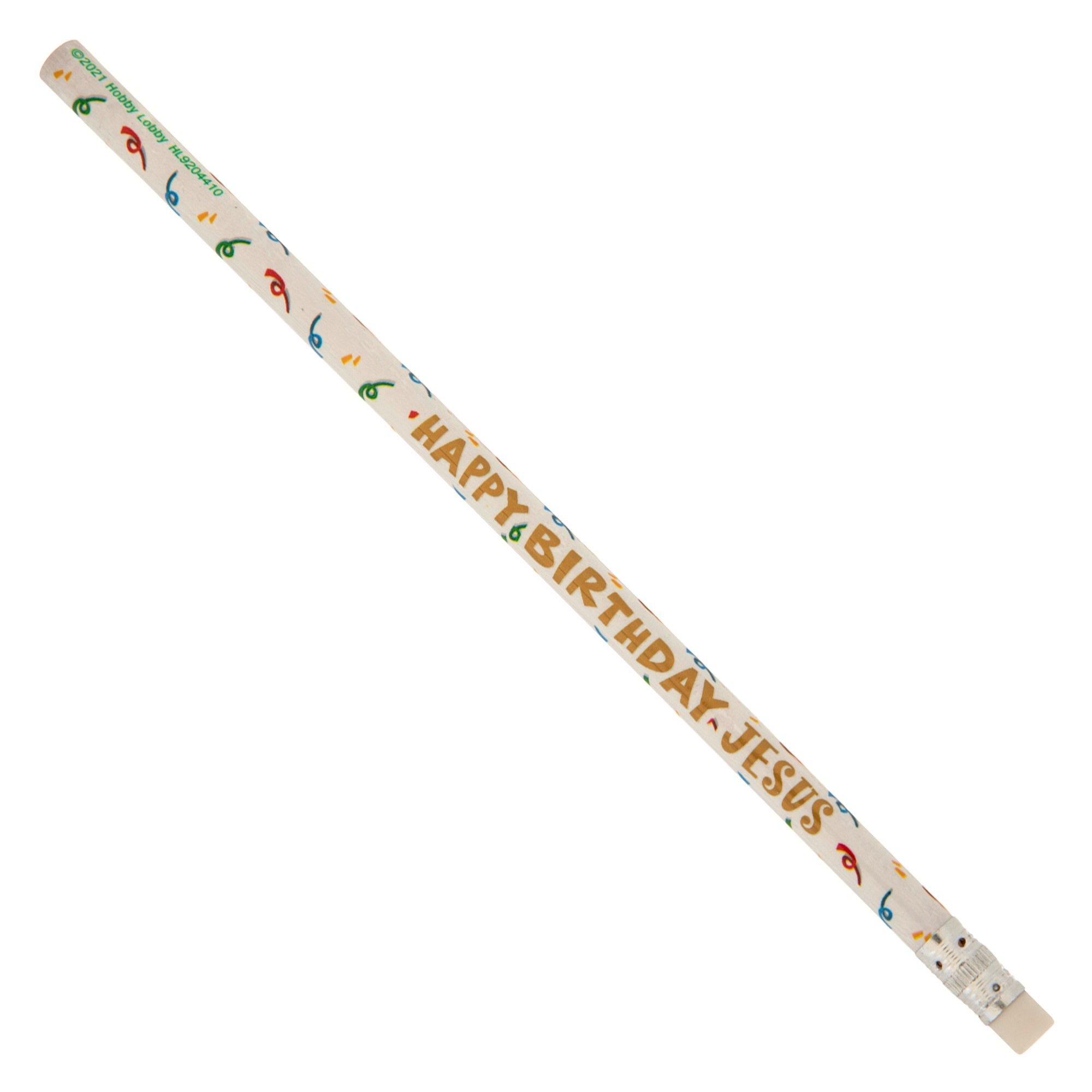Happy Birthday Jesus Pencils | Hobby Lobby | 5540307