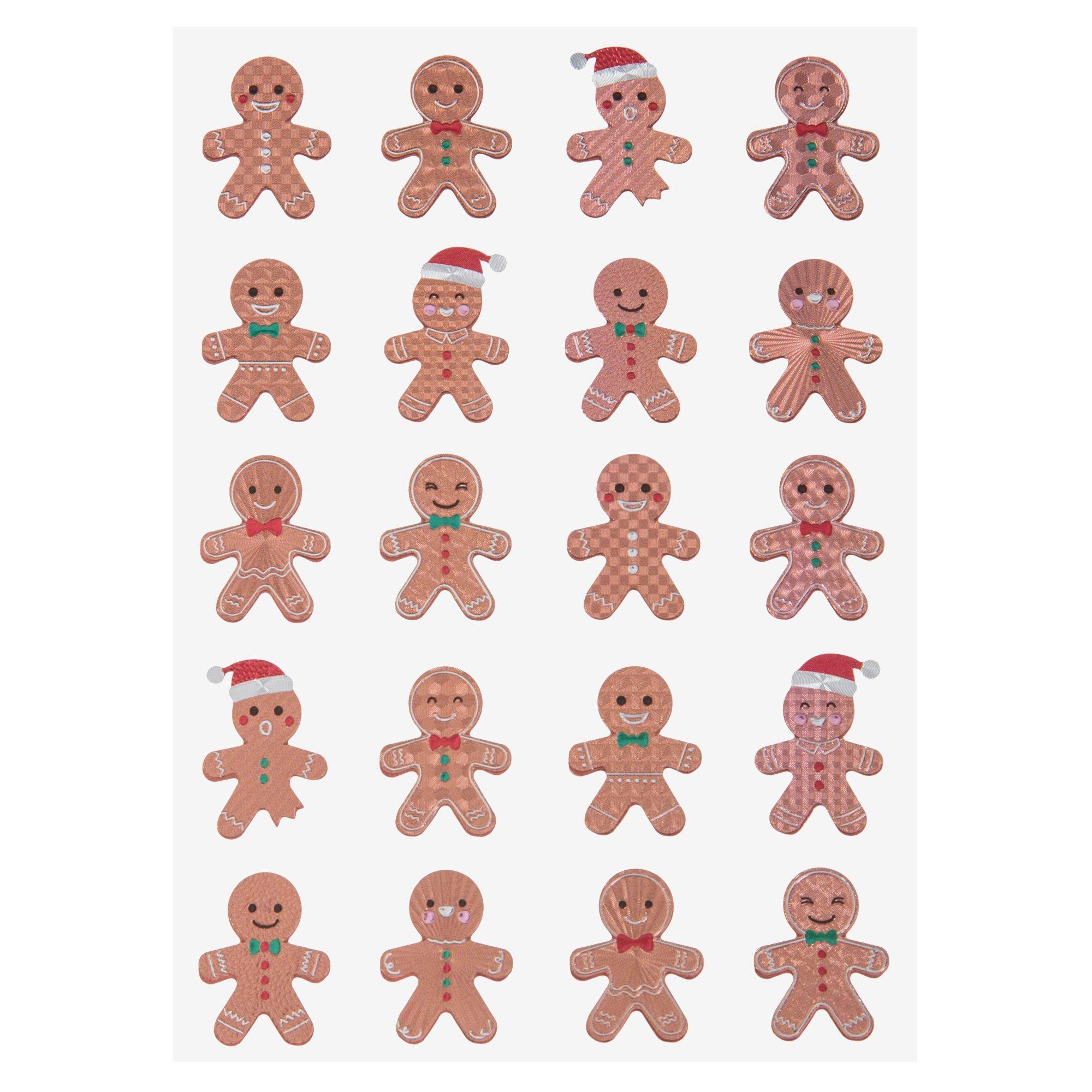 Brown Gingerbread Man Stickers | Hobby Lobby | 5550470