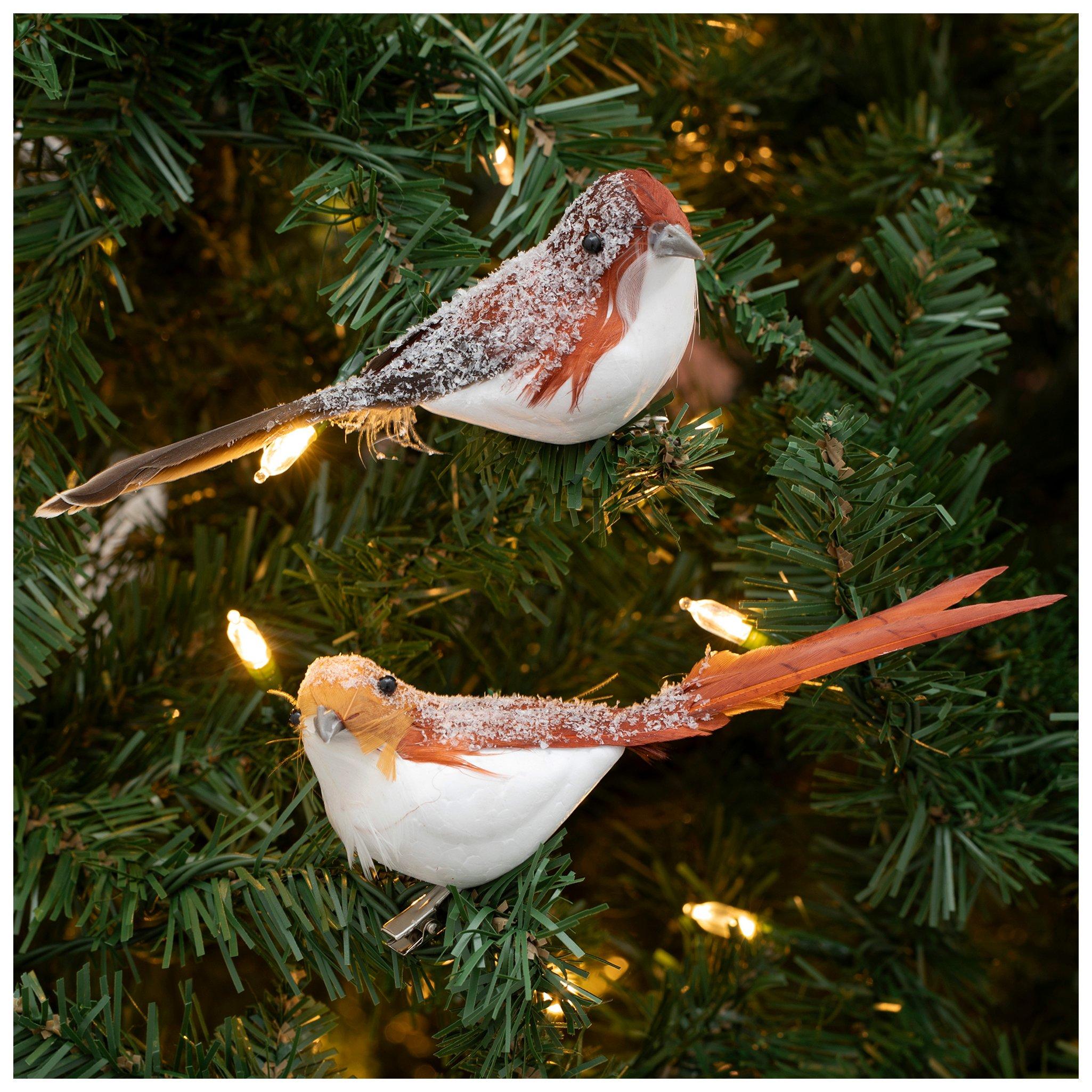 Snow-Covered Bird Clip Ornaments | Hobby Lobby | 5556337