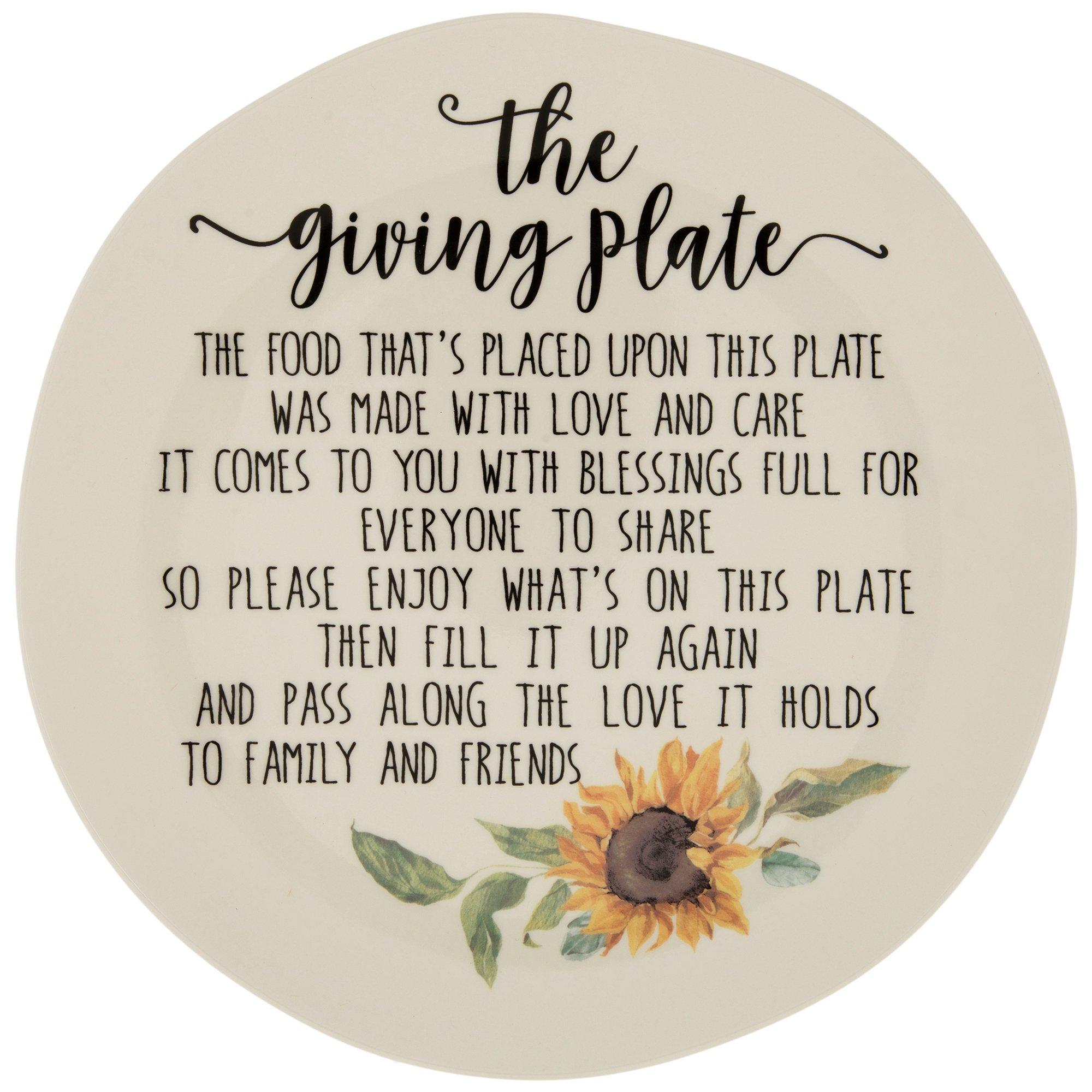 Family Plate Poem