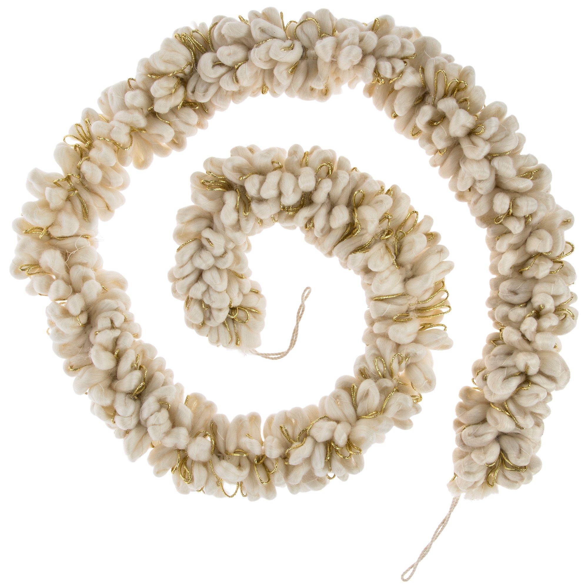 Cream & Metallic Gold Looped Garland | Hobby Lobby | 5571914