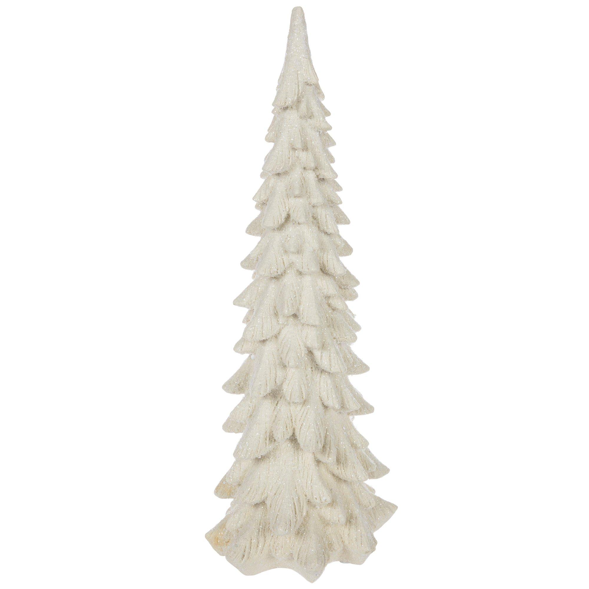 Cream Glitter Tree | Hobby Lobby | 5581780