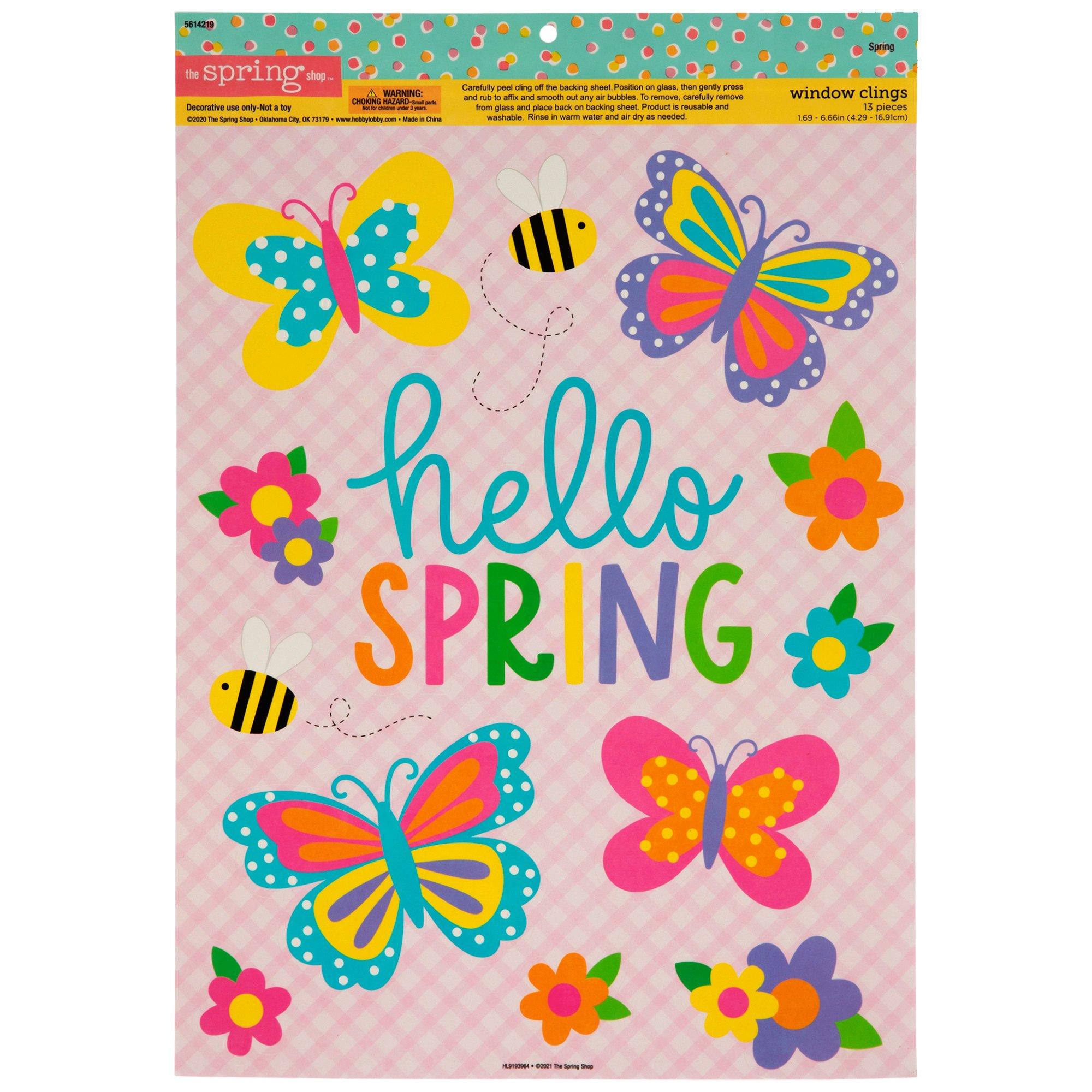 Spring Window & Wall Clings | Hobby Lobby