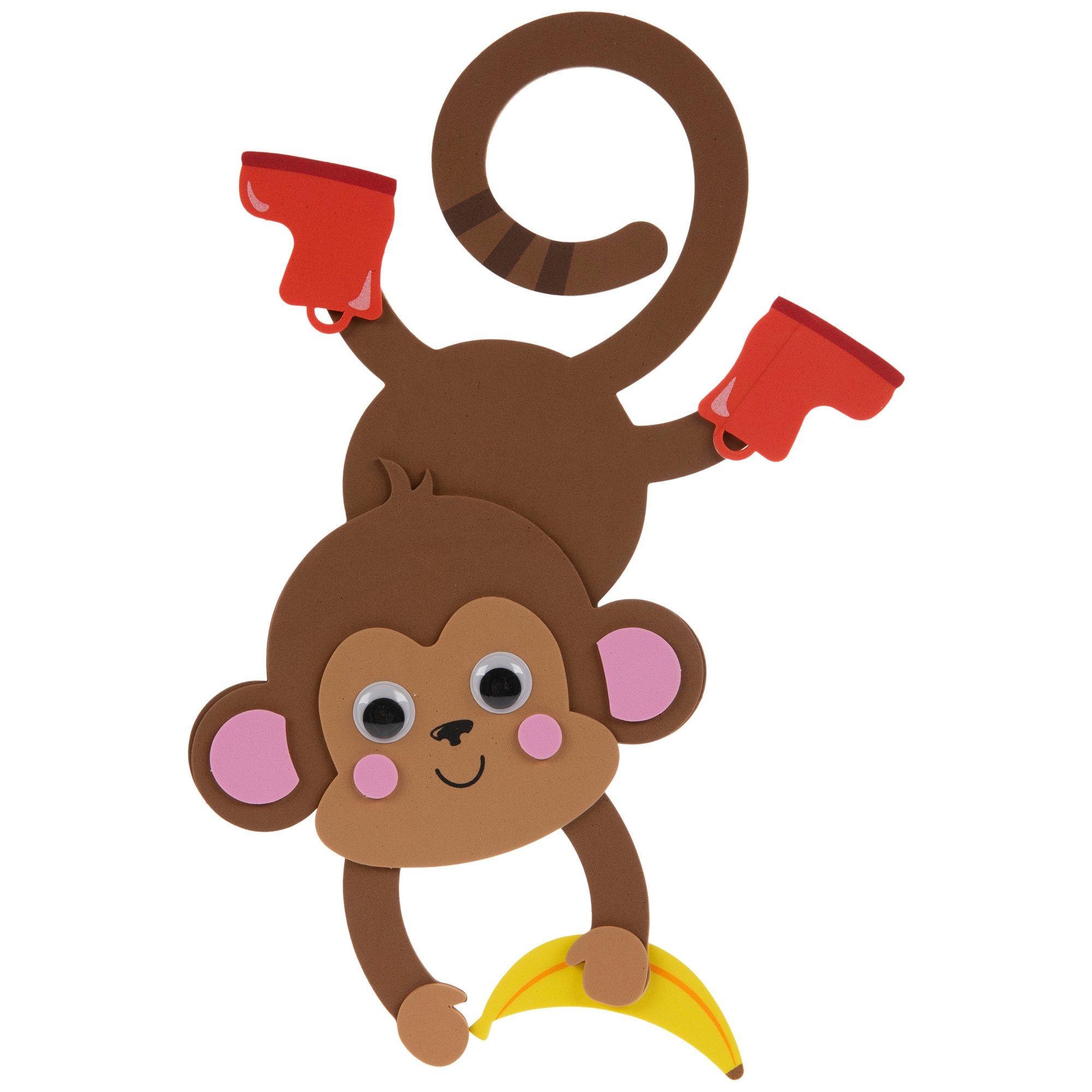 Monkey Door Hanger Foam Craft Kit | Hobby Lobby | 5614268