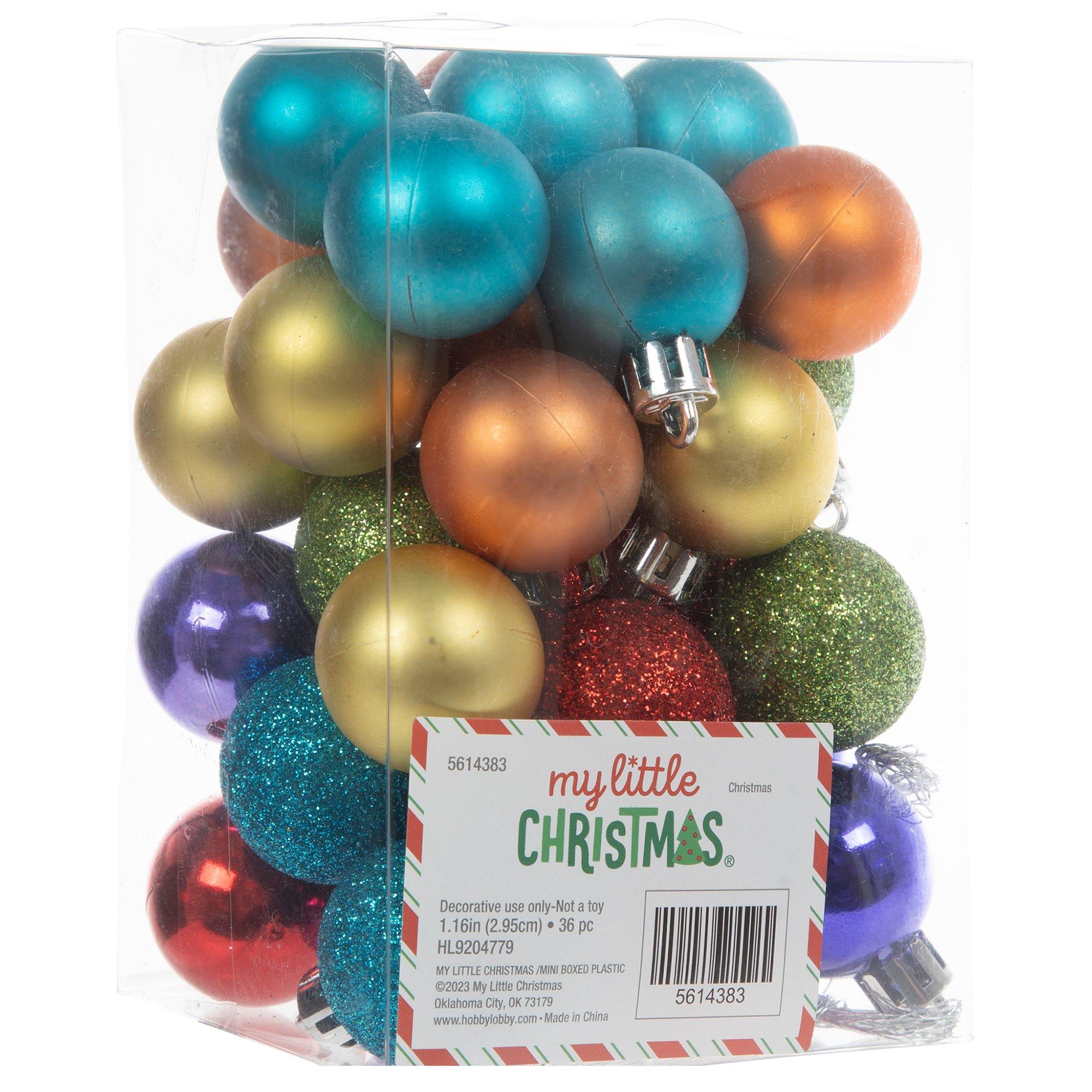 Assorted Colors Mini Ball Ornaments | Hobby Lobby | 5614383