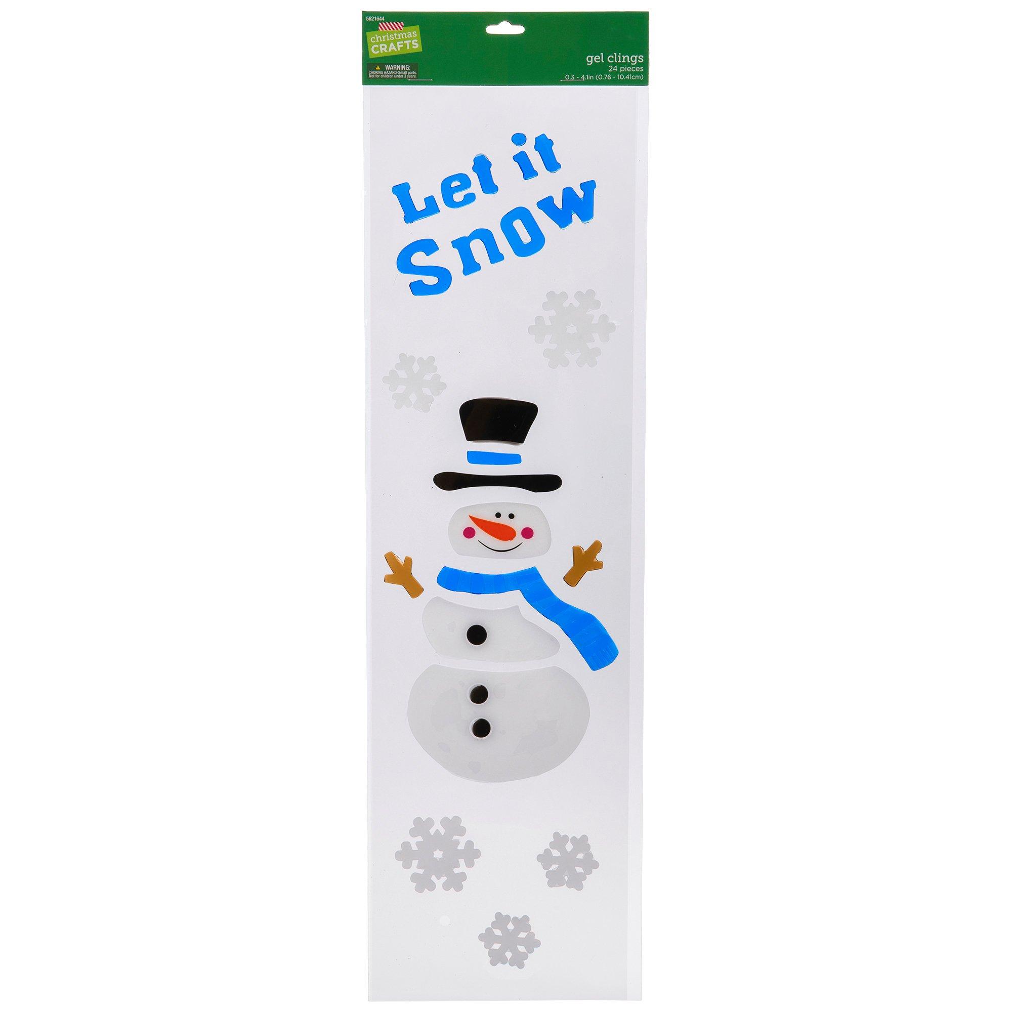 Let It Snow Gel Window Clings | Hobby Lobby | 5621644