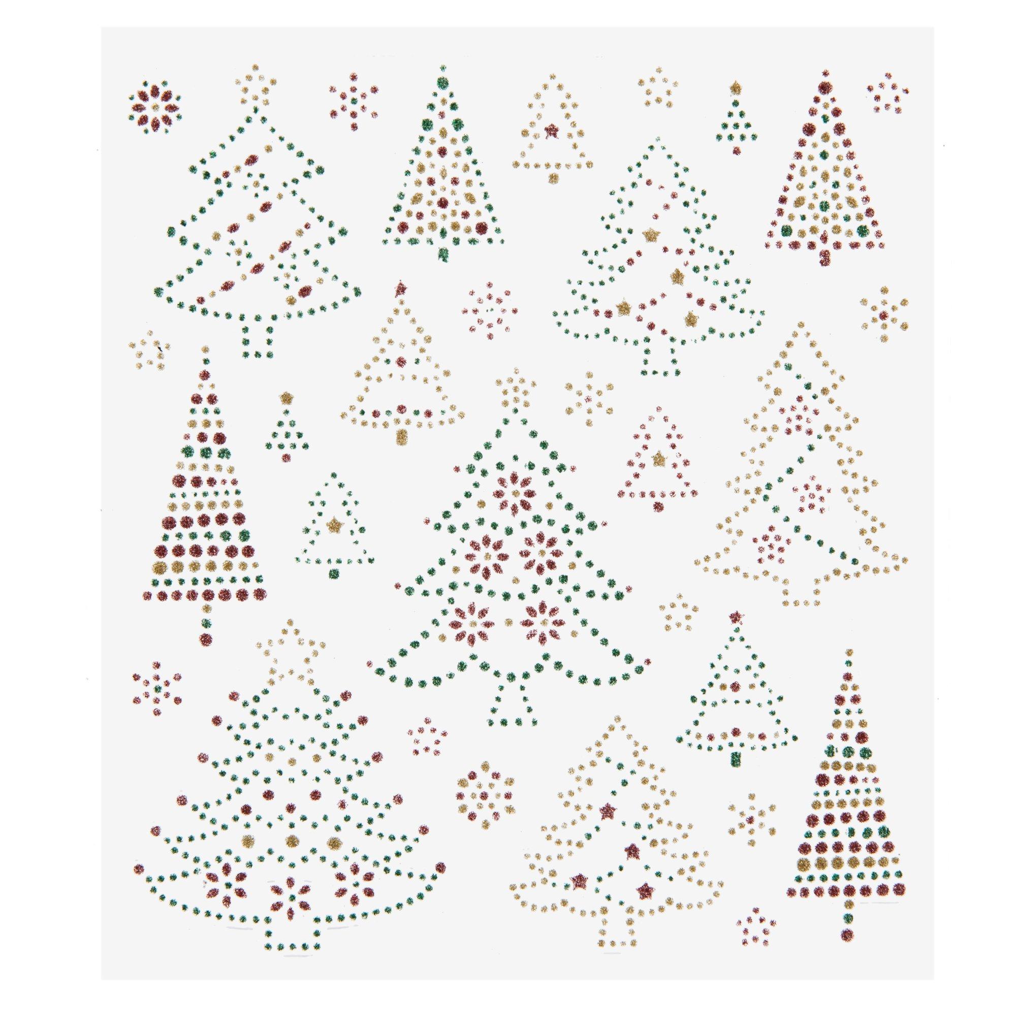 Christmas Tree Glitter Stickers | Hobby Lobby | 5624127