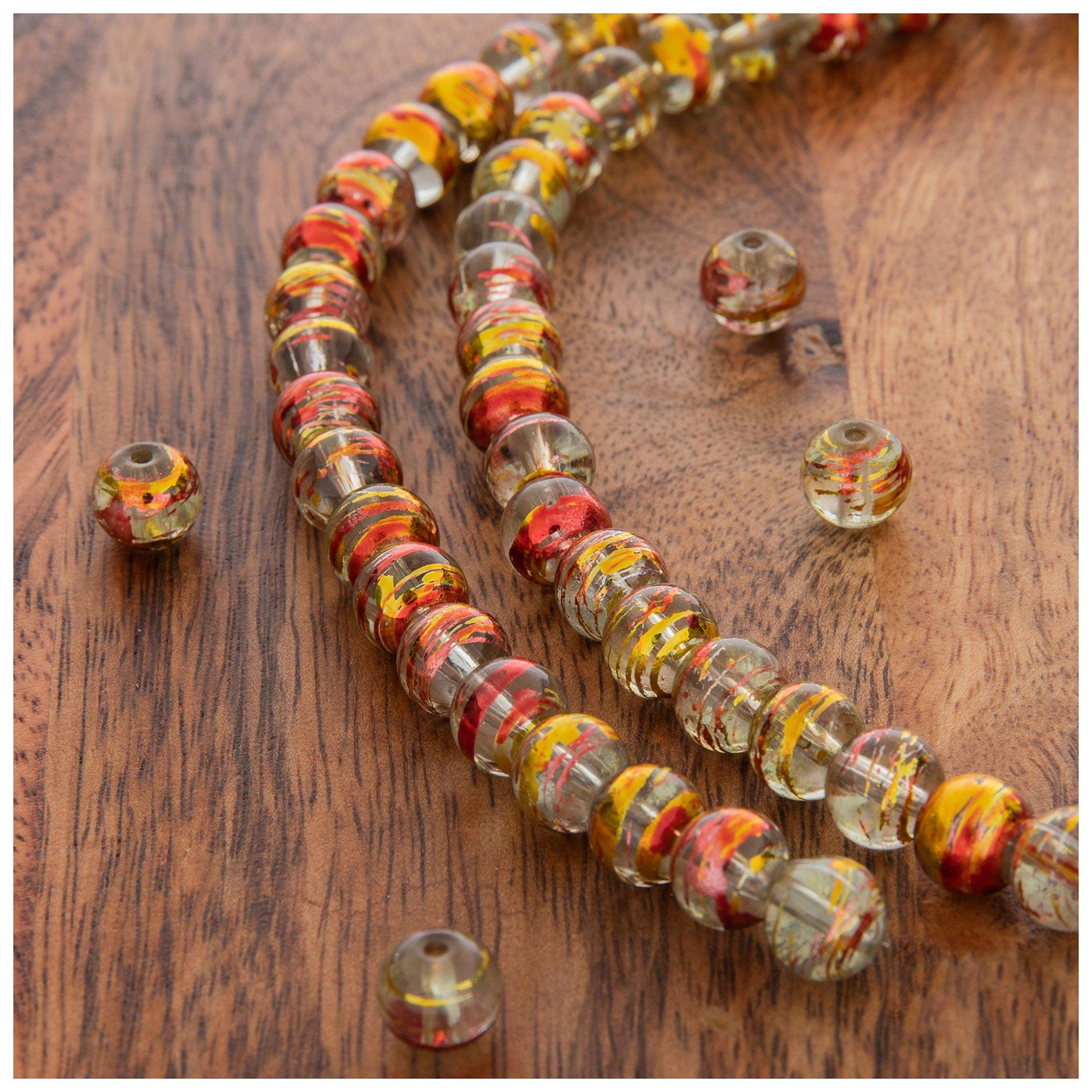 Crystal Confetti Glass Bead Strands - 8mm | Hobby Lobby | 564336