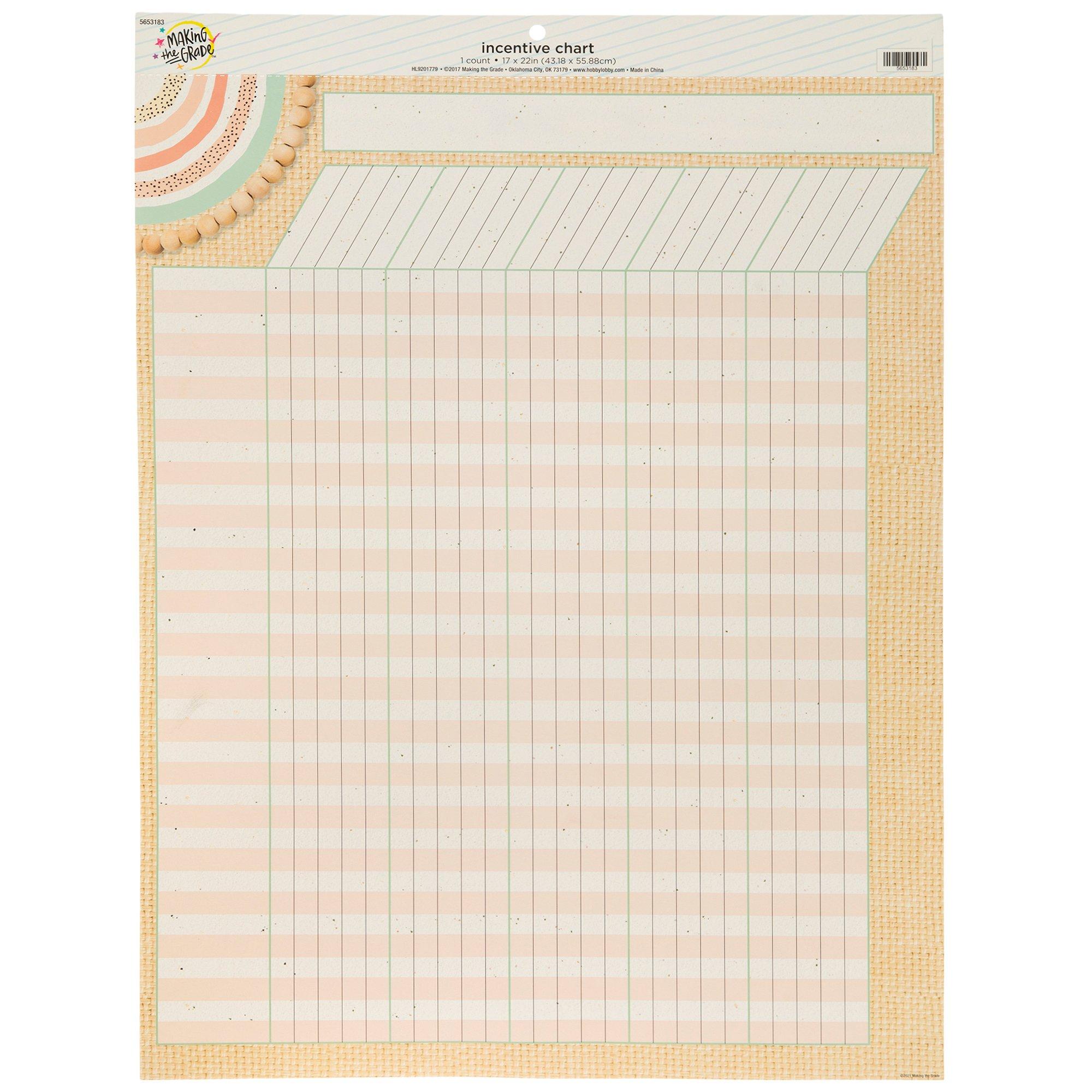 Boho Rainbow Incentive Chart | Hobby Lobby | 5653183