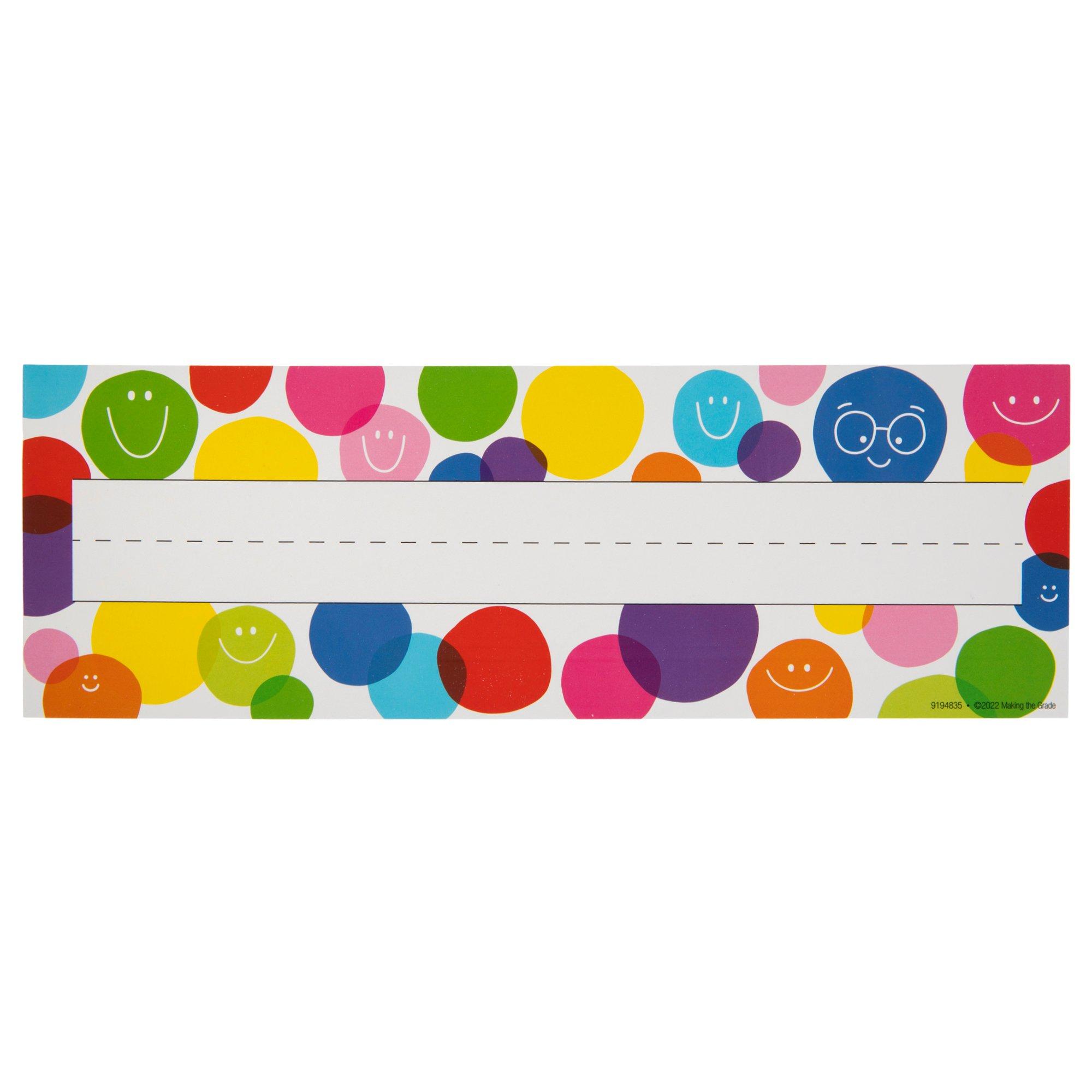 Rainbow Smiley Face Nameplates | Hobby Lobby | 5653357