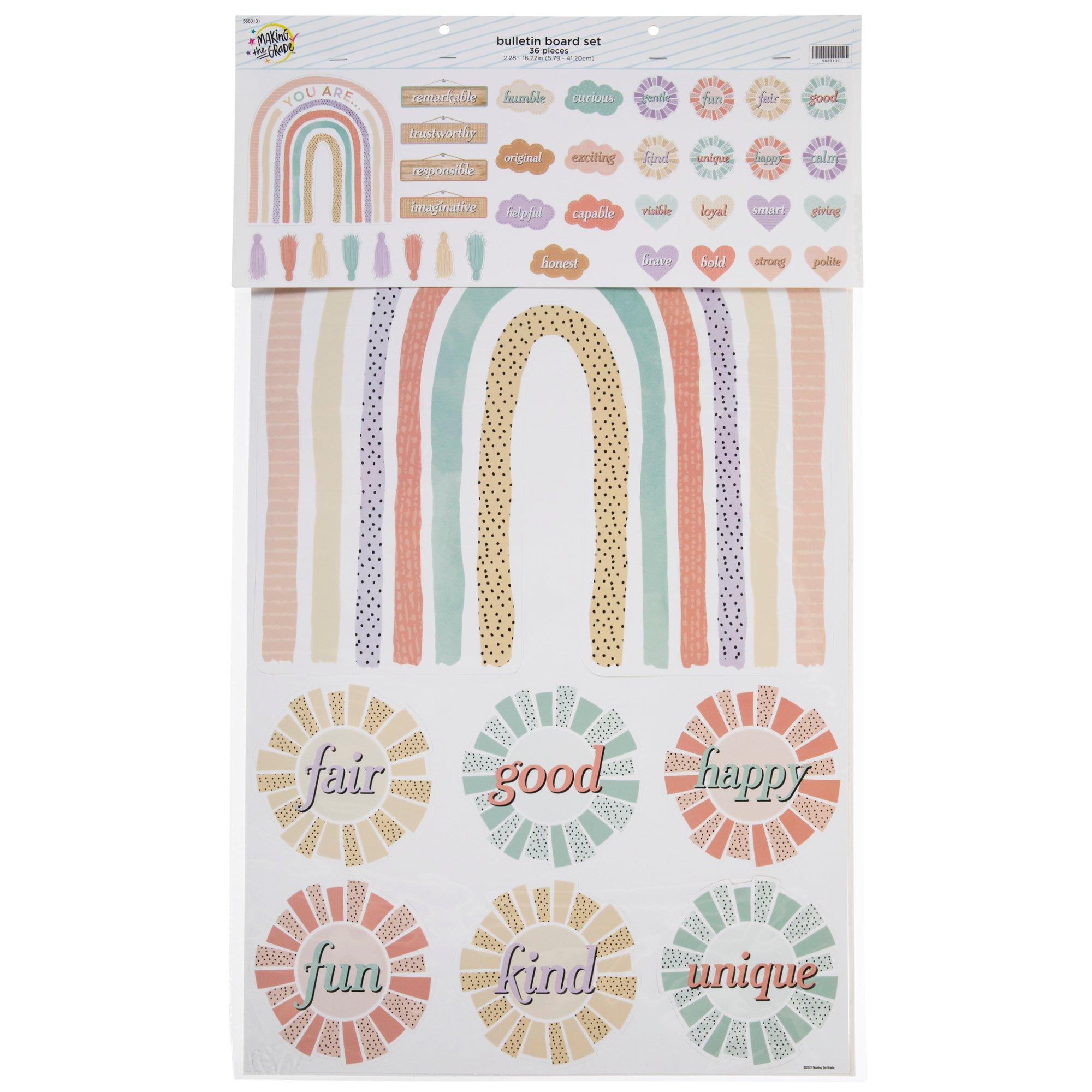 Boho Affirmations Bulletin Board Set | Hobby Lobby | 5683131