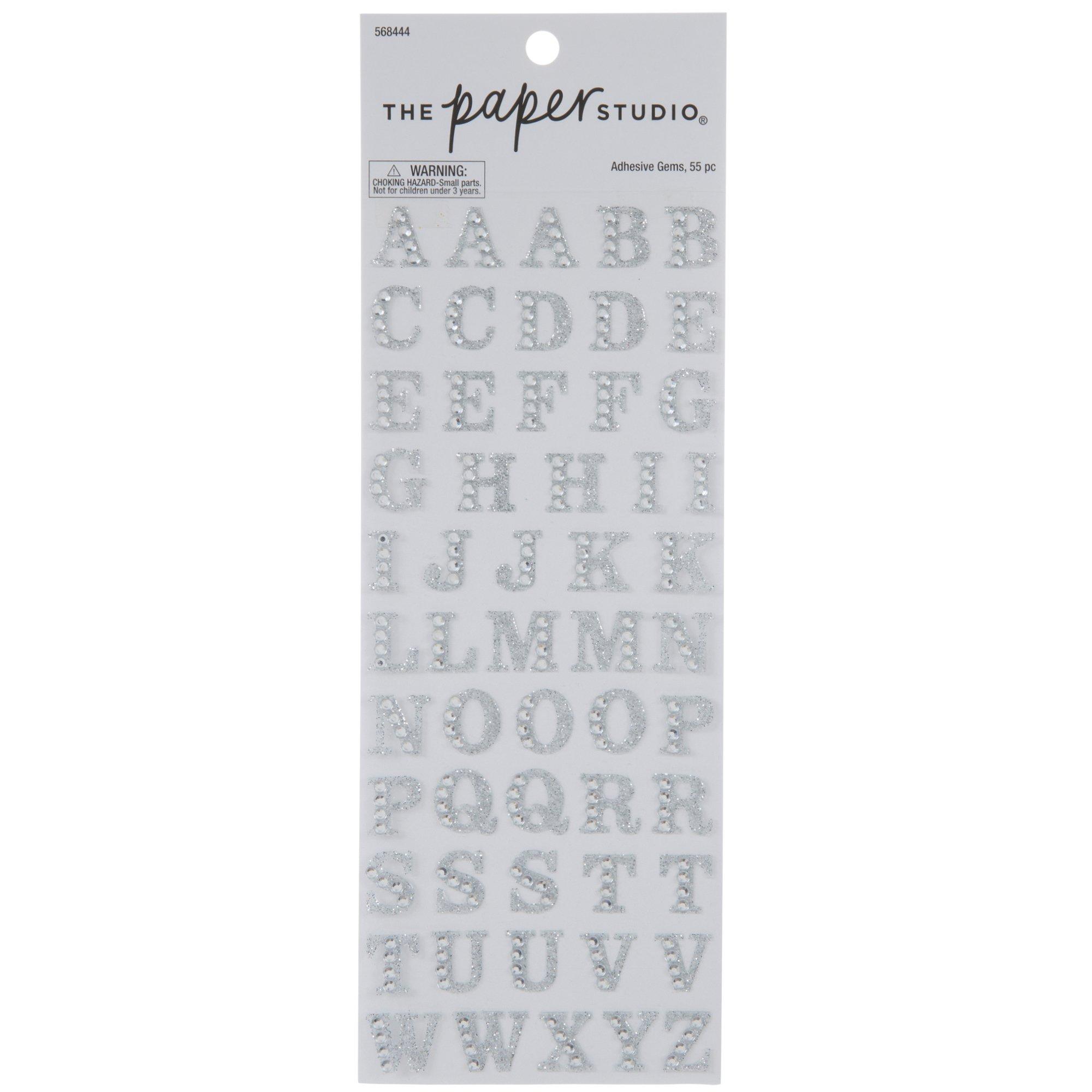 Glitter & Rhinestones Alphabet Stickers | Hobby Lobby | 568444