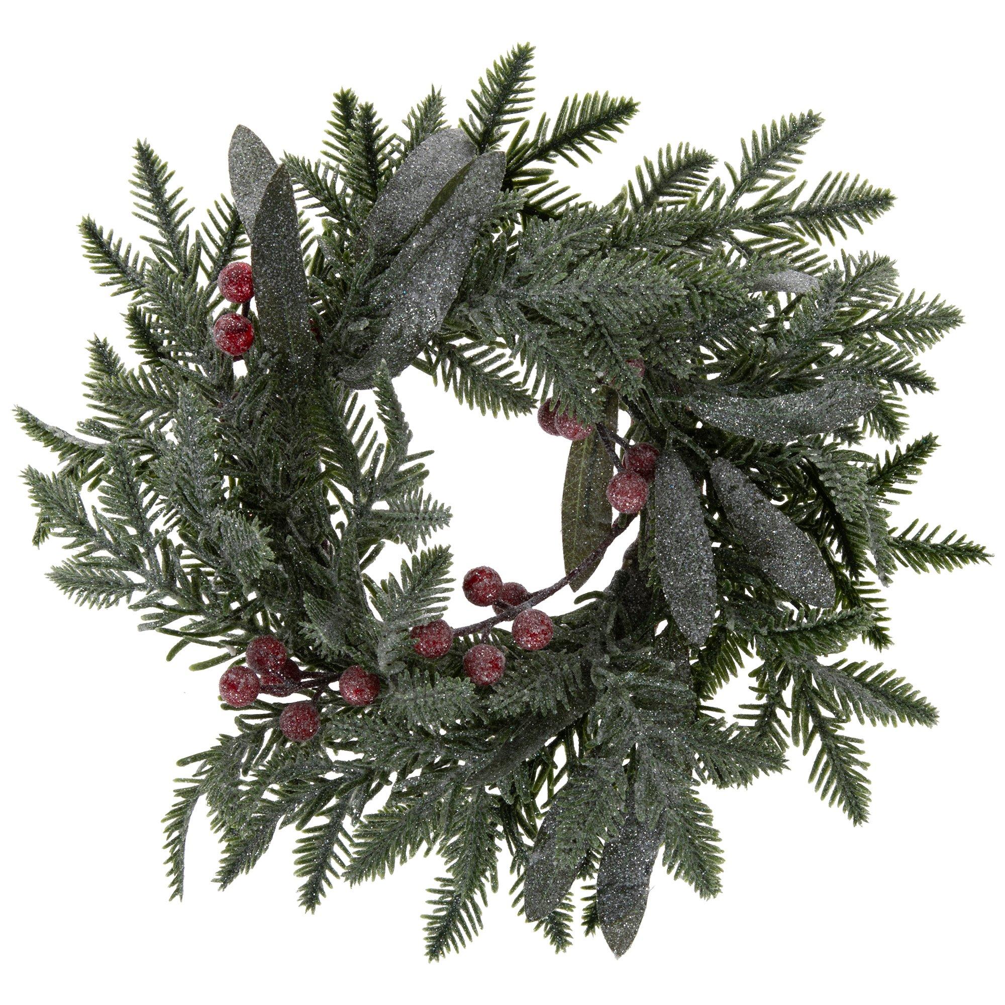 Frosted Pine & Eucalyptus Mini Wreath | Hobby Lobby | 5694112