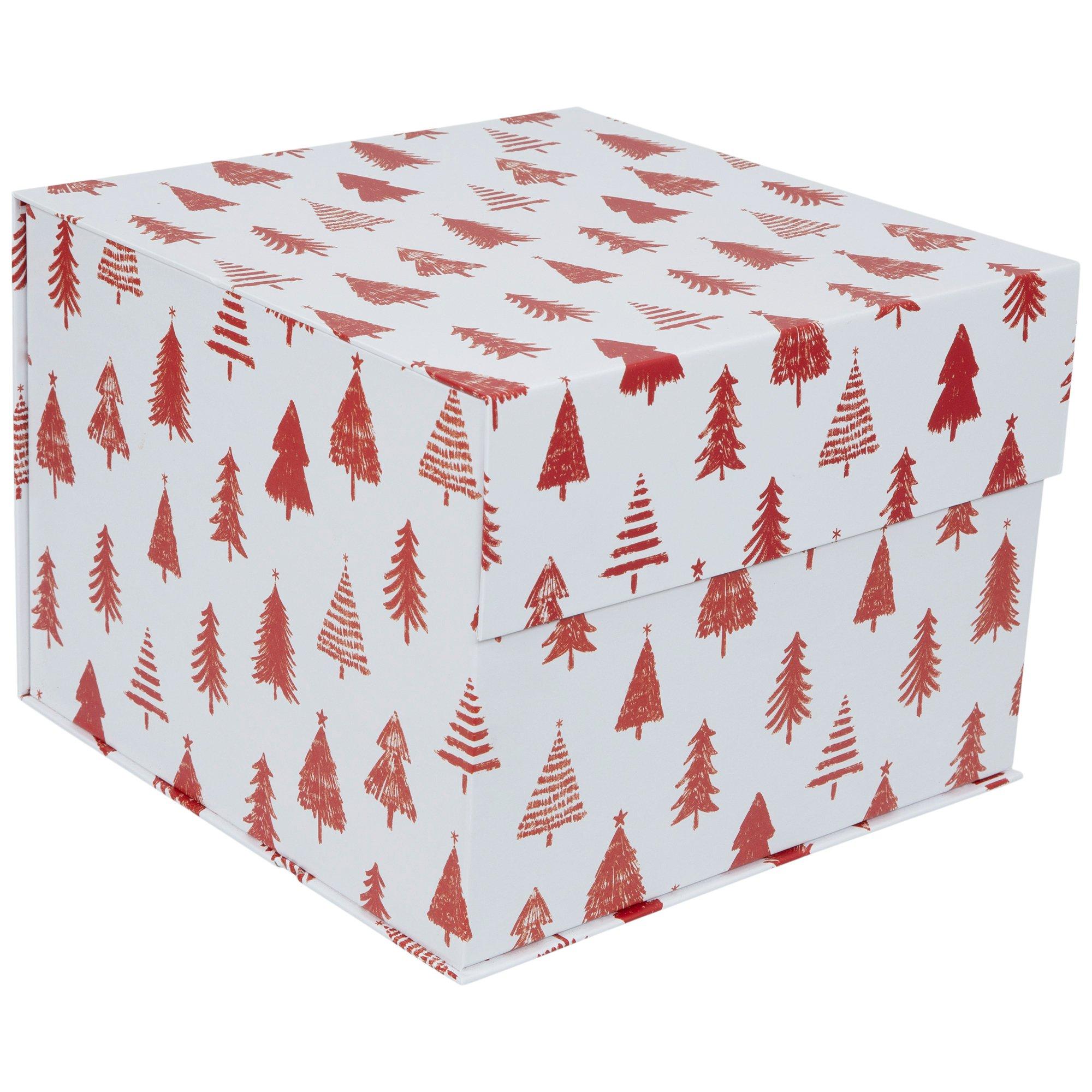 Christmas Trees Square Gift Box | Hobby Lobby | 5695168