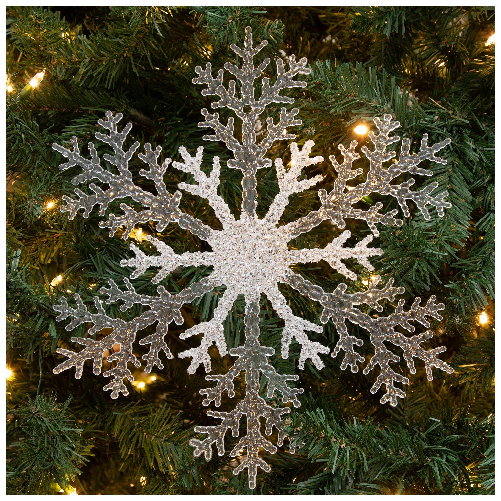 Glitter Snowflake Ornaments | Hobby Lobby | 5706429
