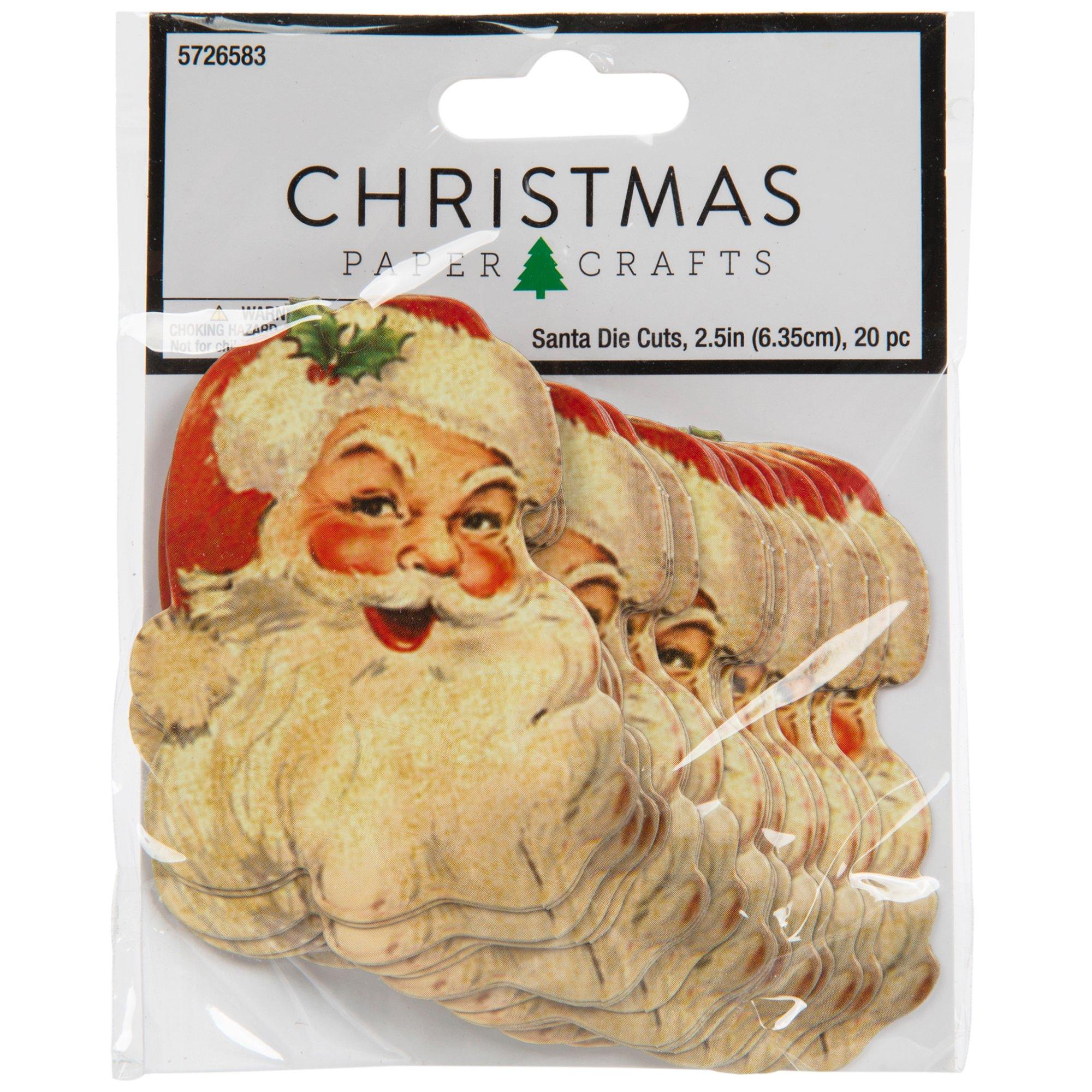 Vintage Santa Die Cut Embellishments | Hobby Lobby | 5726583