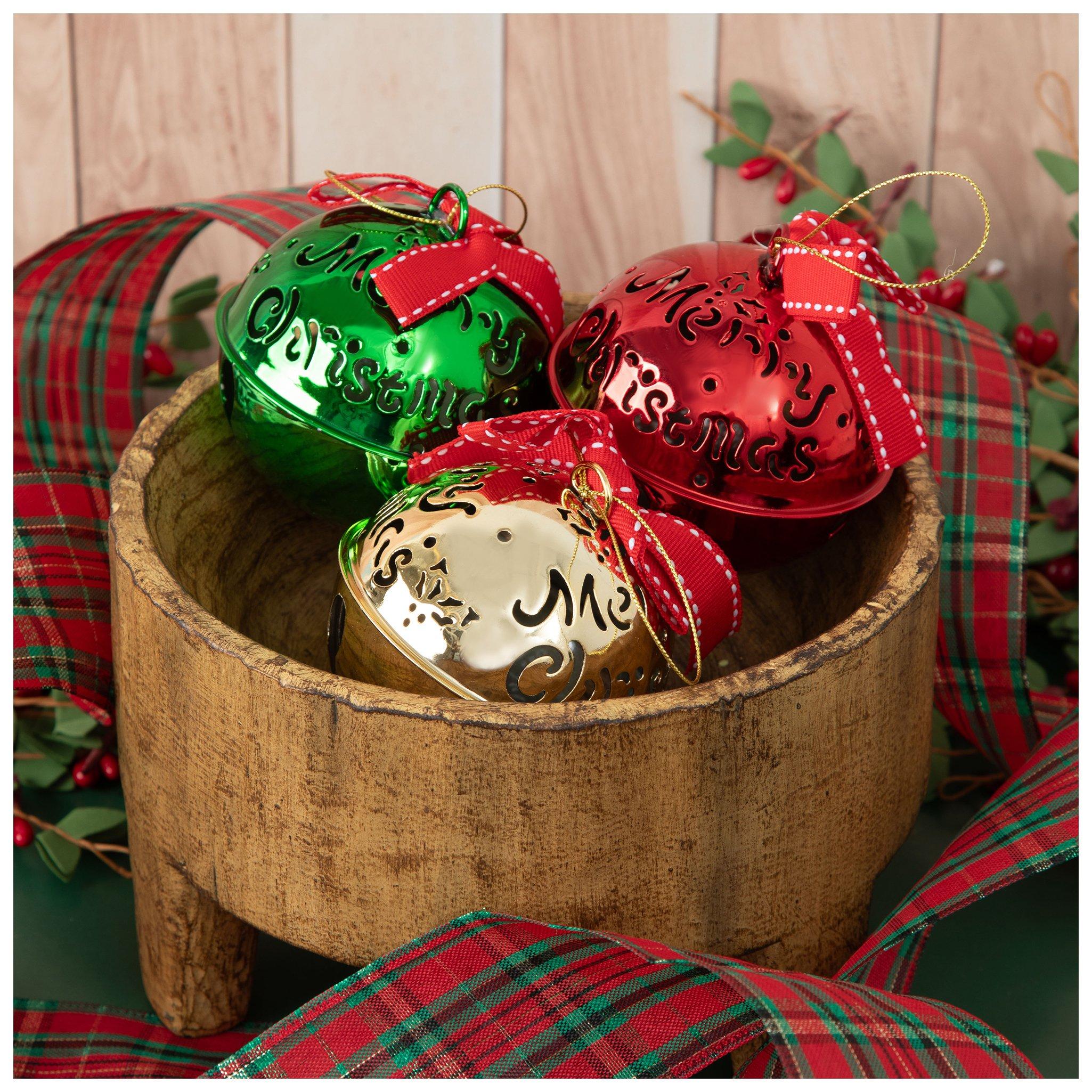 Festive Merry Christmas Bell Ornaments | Hobby Lobby | 5731872
