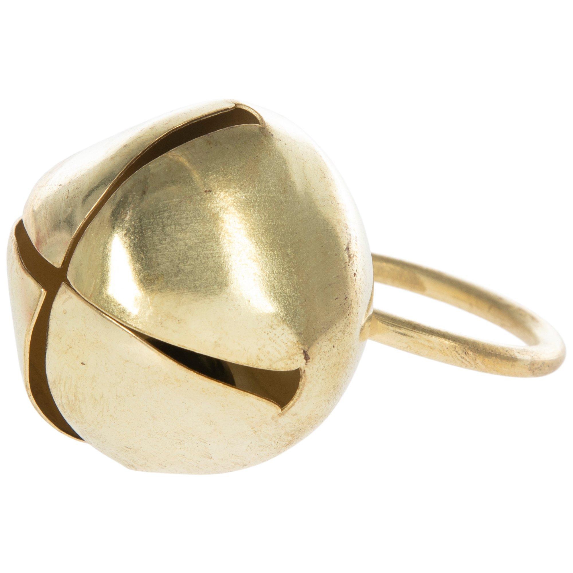 Gold Jingle Bell Metal Napkin Ring | Hobby Lobby | 5733456