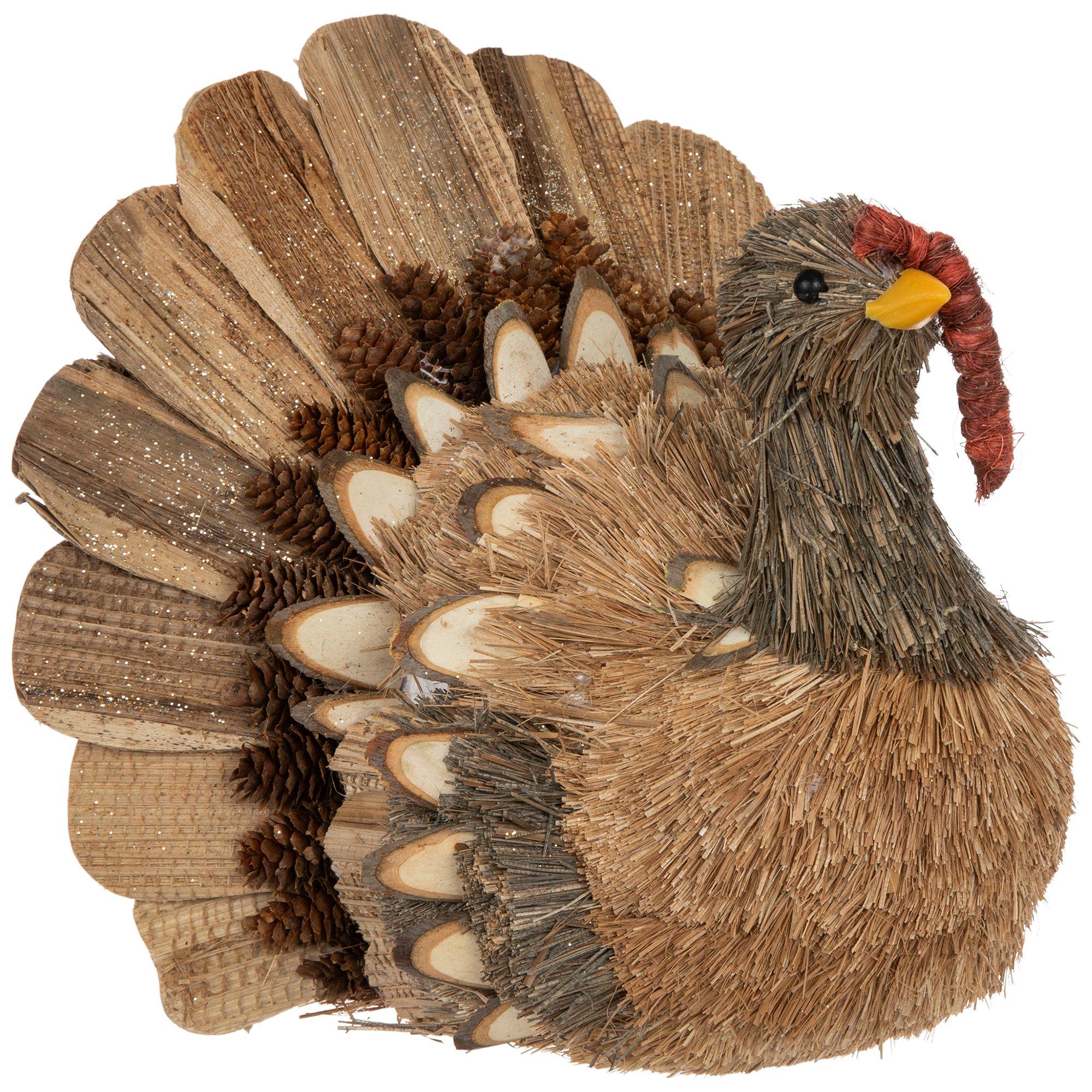 Glittery Straw Turkey | Hobby Lobby | 5737903