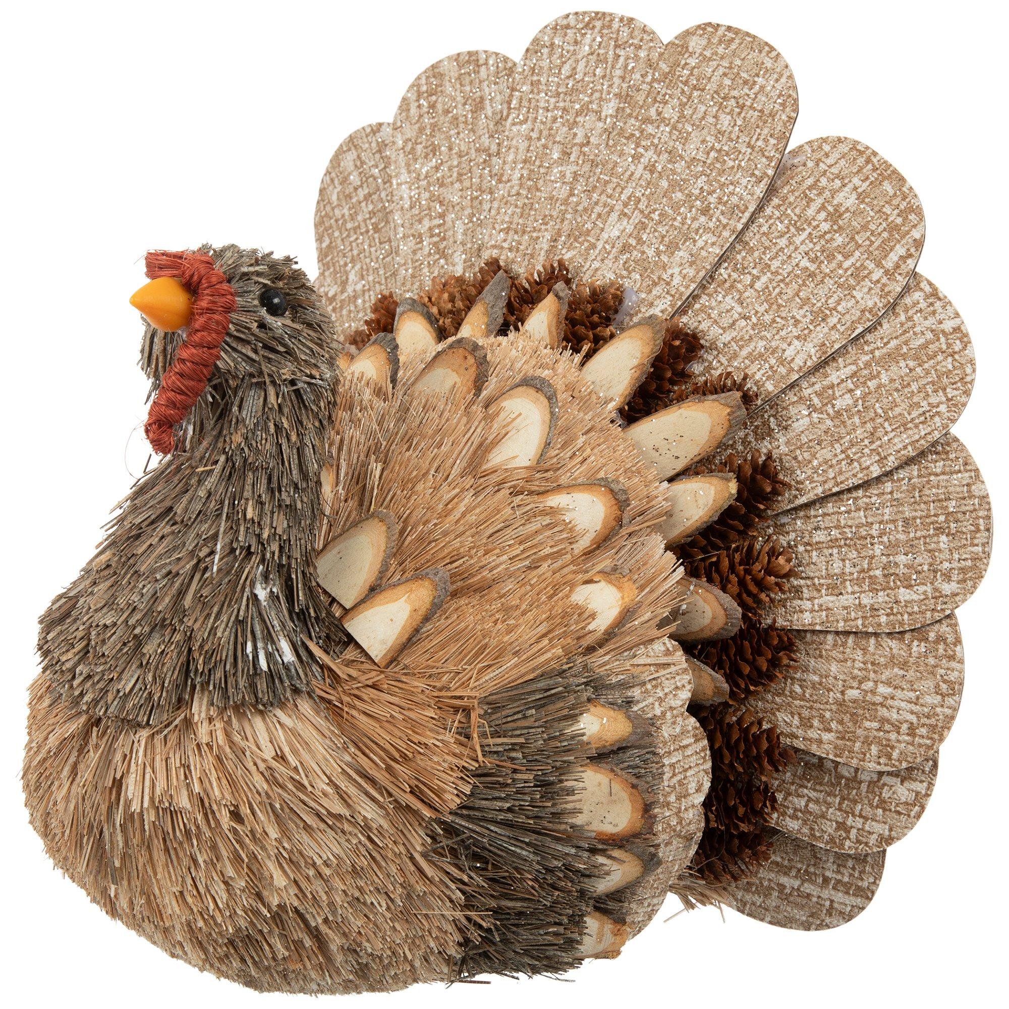 Glittery Straw Turkey | Hobby Lobby | 5737903