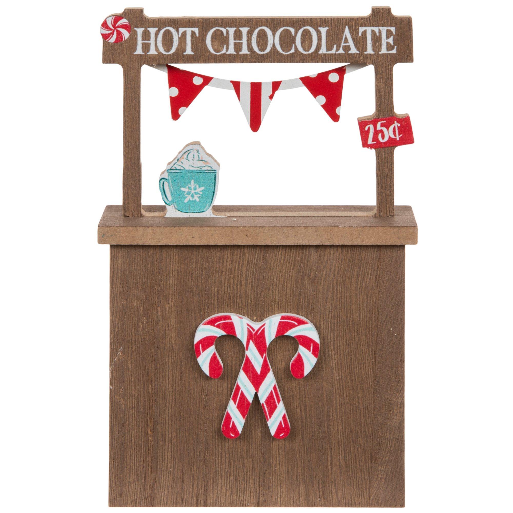 Hot Chocolate Stand Wood Decor | Hobby Lobby | 5738109
