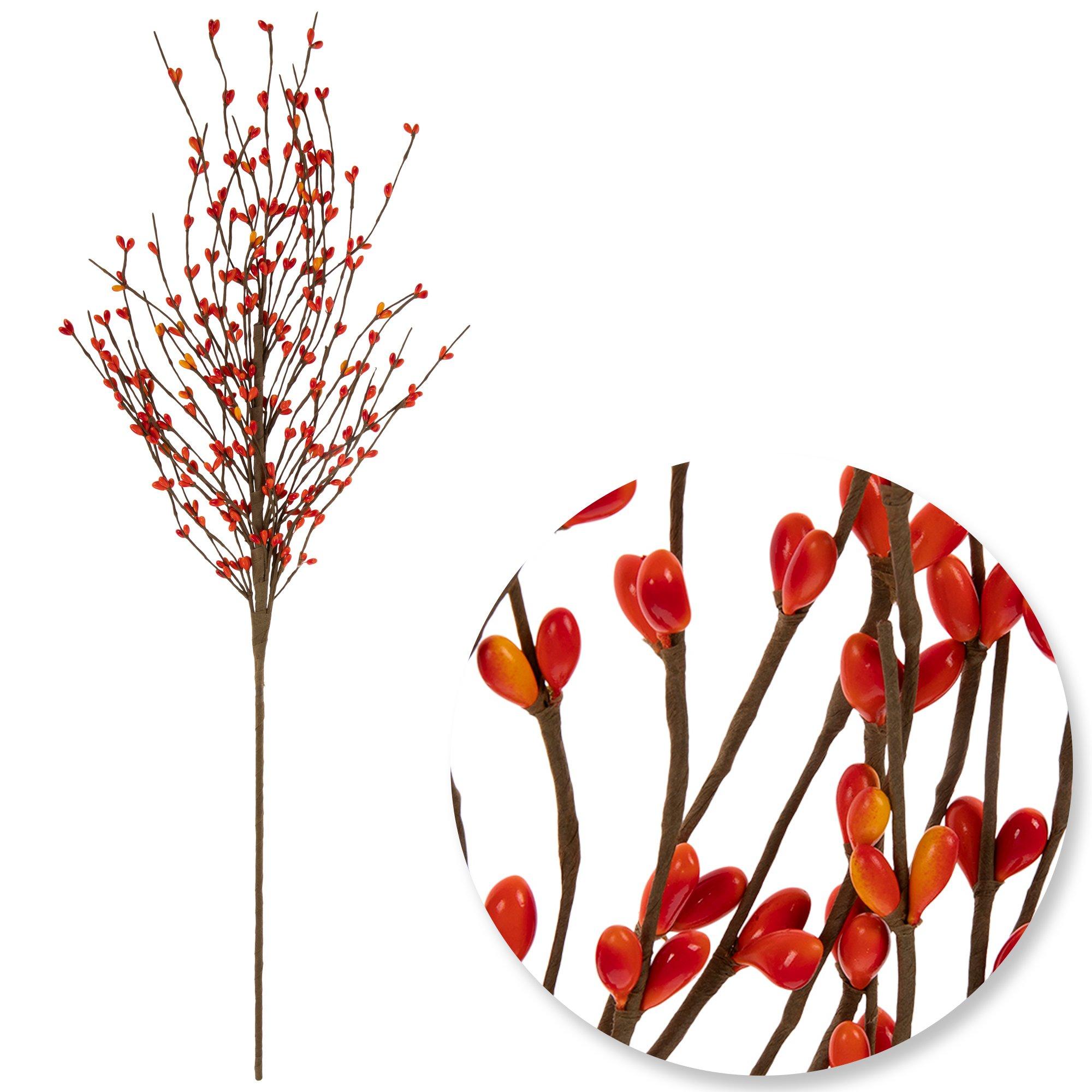 Red & Orange Seed Berry Spray | Hobby Lobby | 5738968