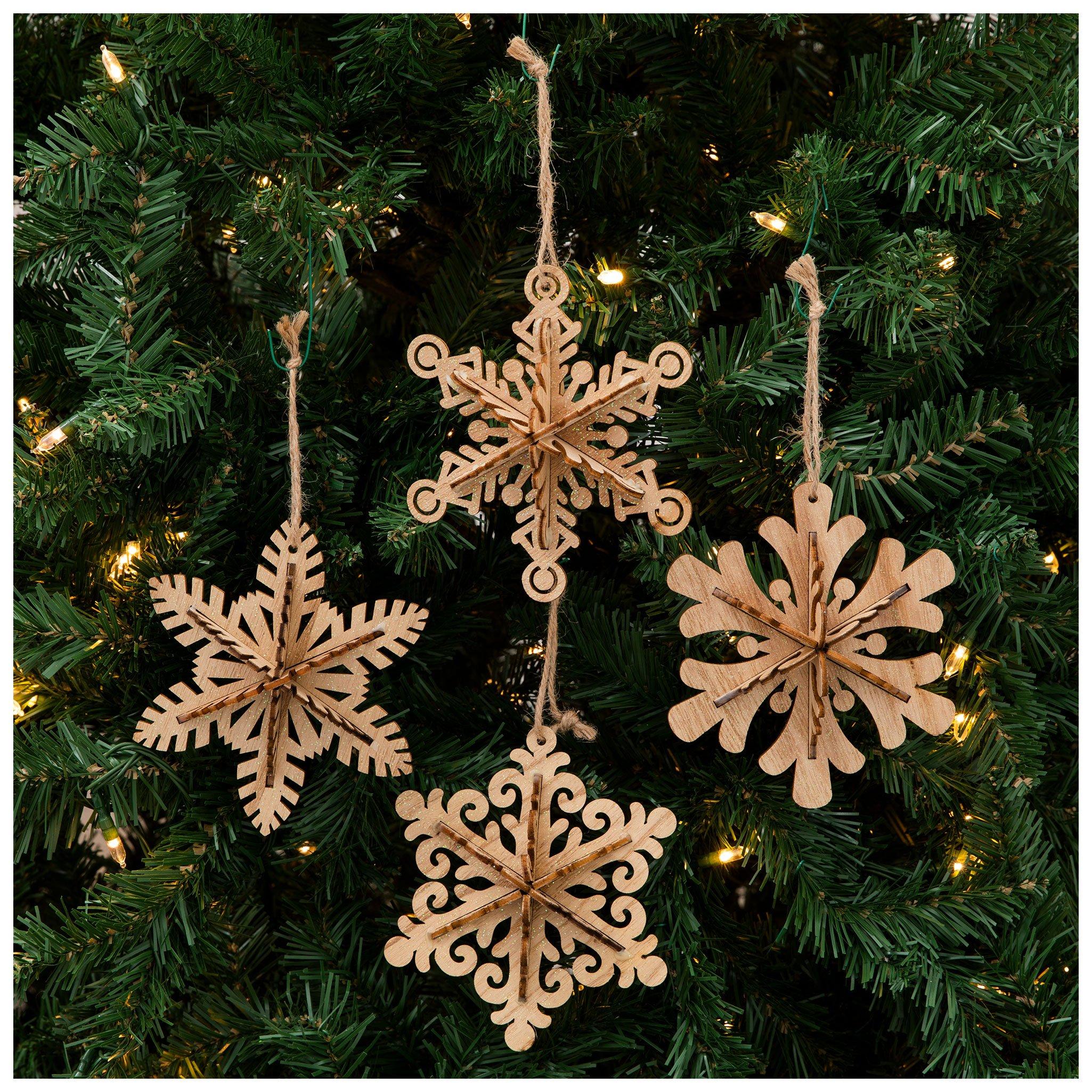 Glitter Snowflake Ornaments | Hobby Lobby | 5742002