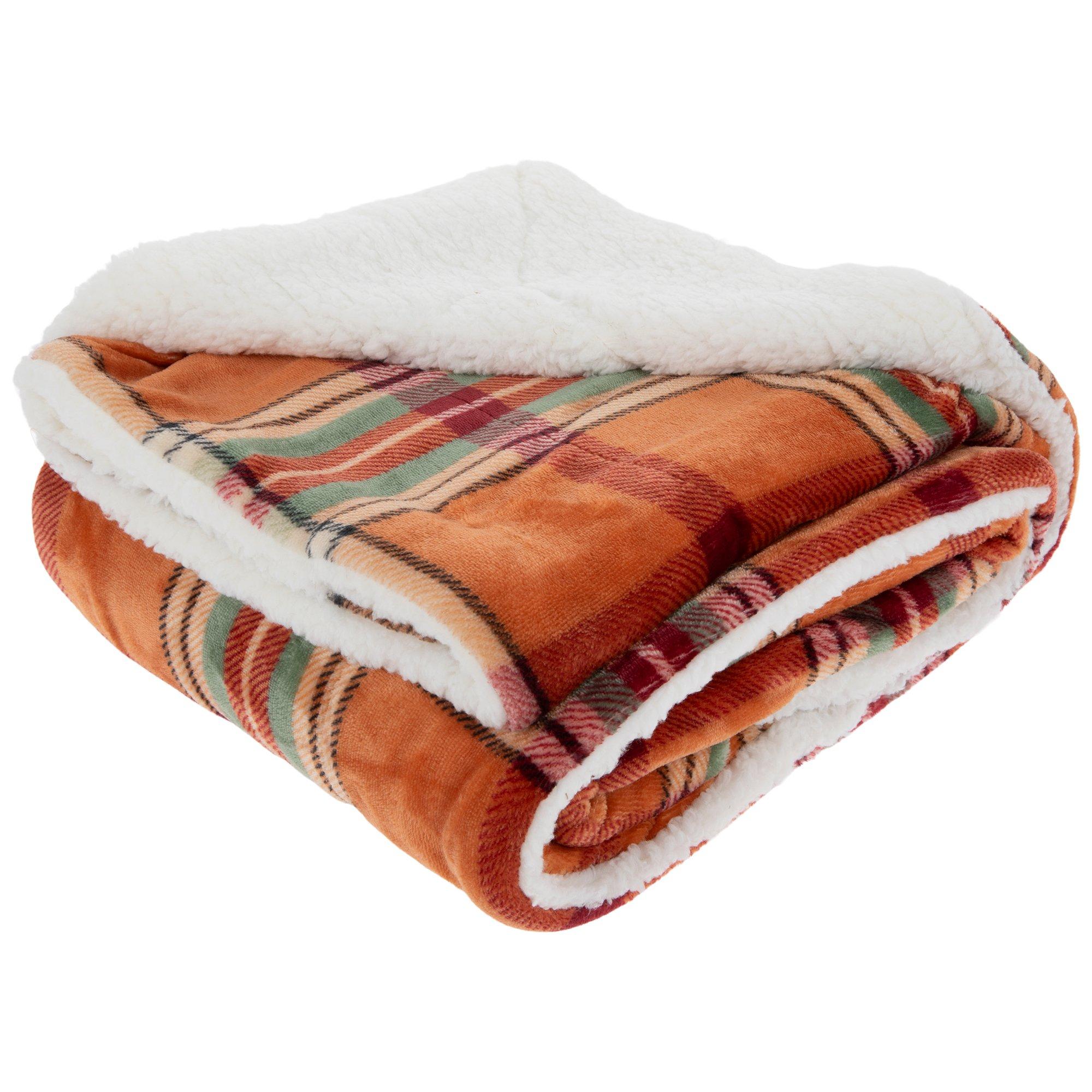 Autumn Plaid Berber Throw Blanket | Hobby Lobby | 5744180