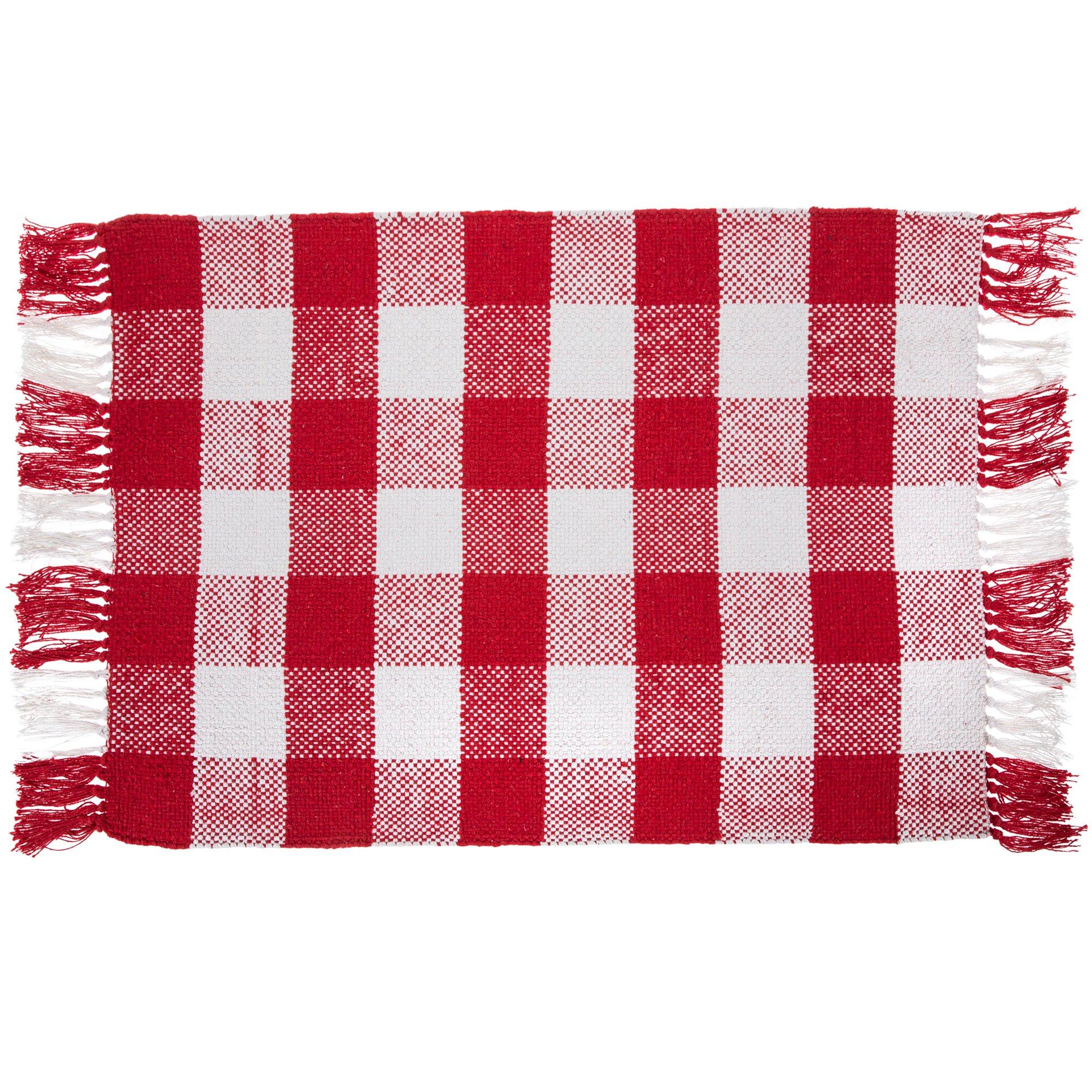 Buffalo Plaid Fringe Rug | Hobby Lobby | 5752415