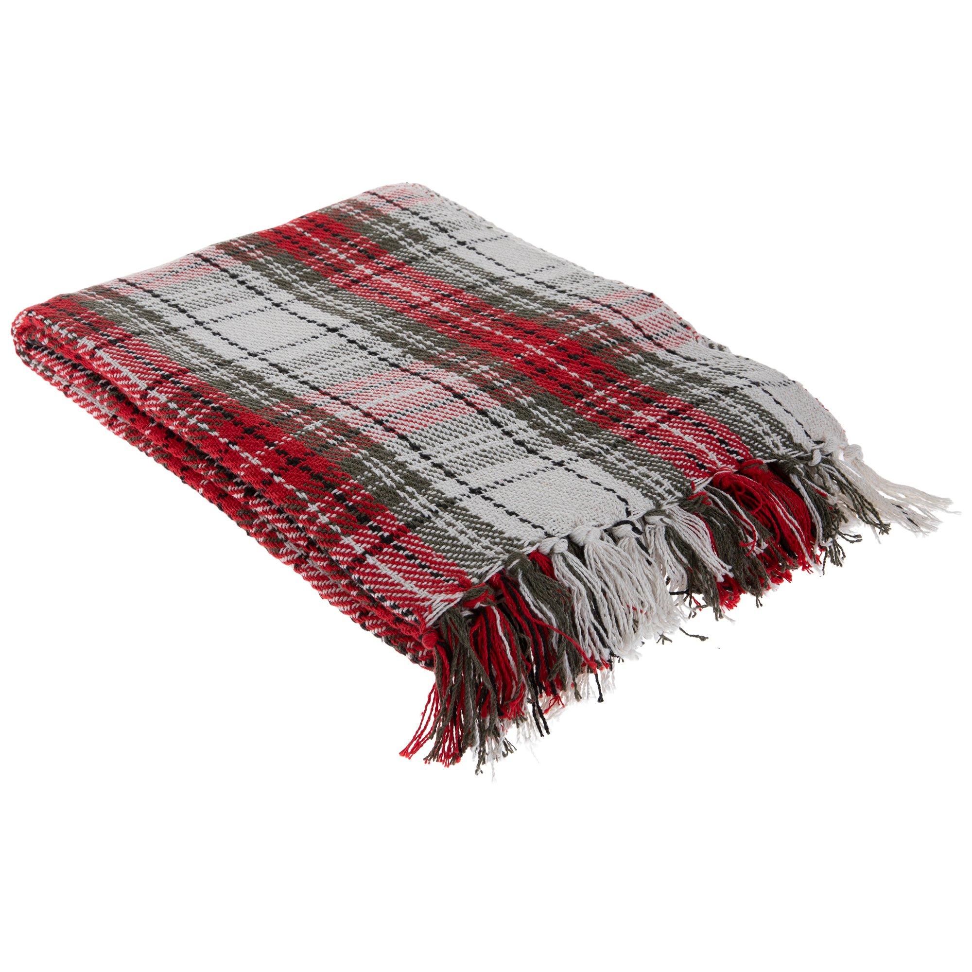 Traditional Plaid Throw Blanket | Hobby Lobby | 5755343
