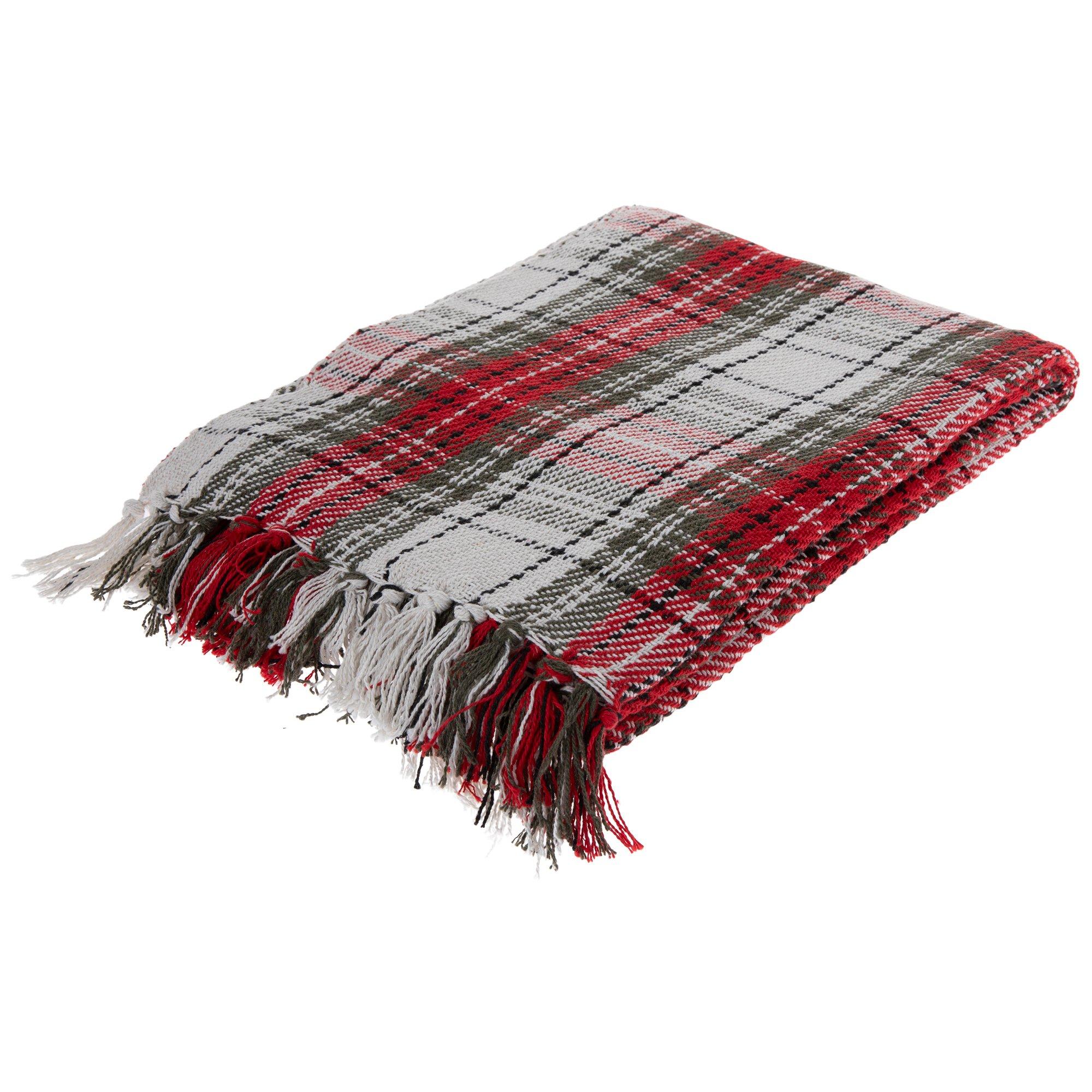 Traditional Plaid Throw Blanket | Hobby Lobby | 5755343